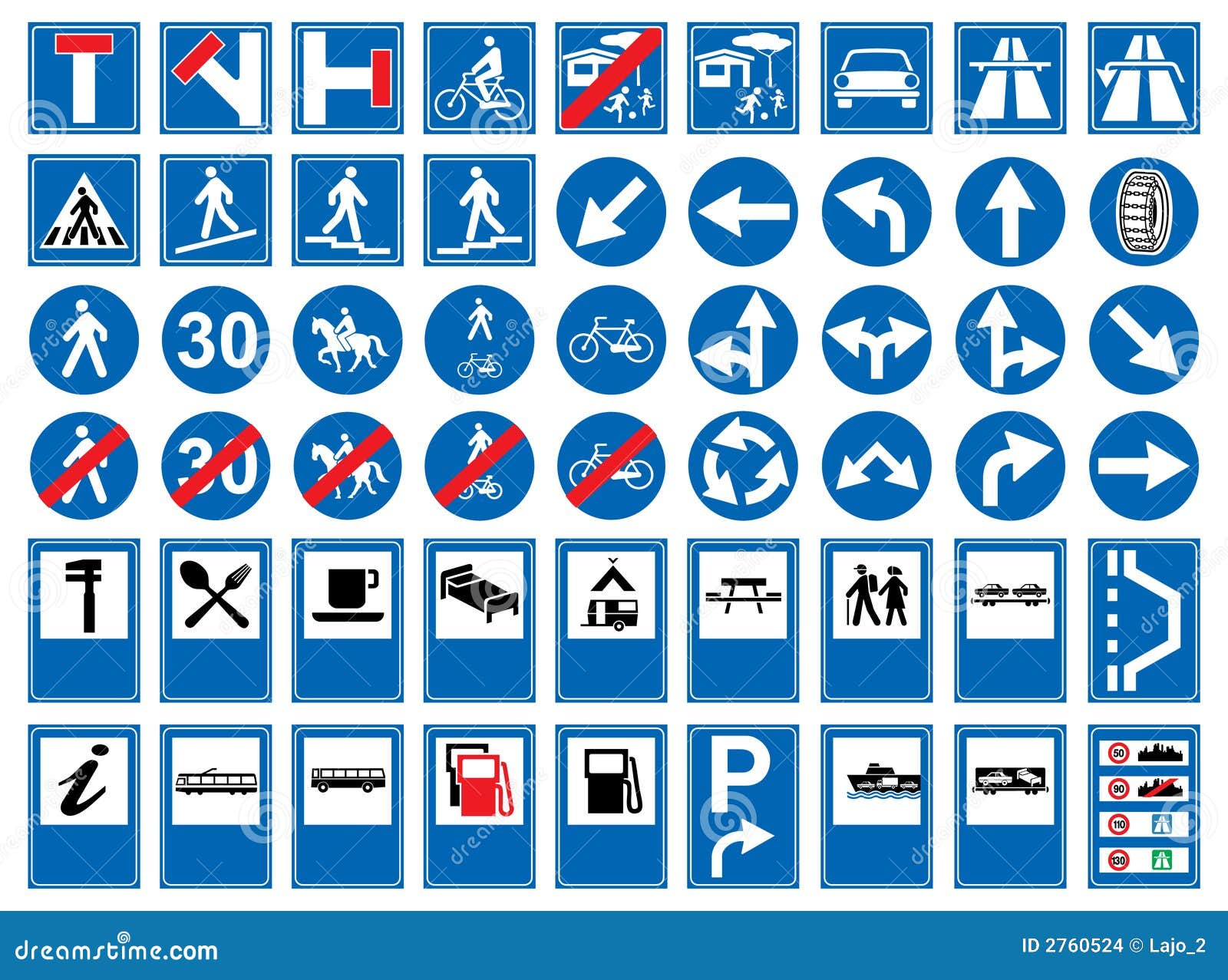 Signes de route illustration de vecteur. Illustration du centre - 2760524