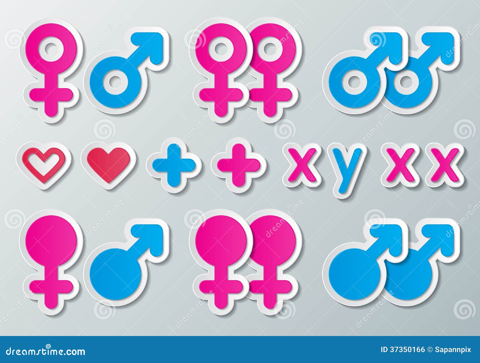 Signes De Sexe Illustration De Vecteur Illustration Du Homme 37350166