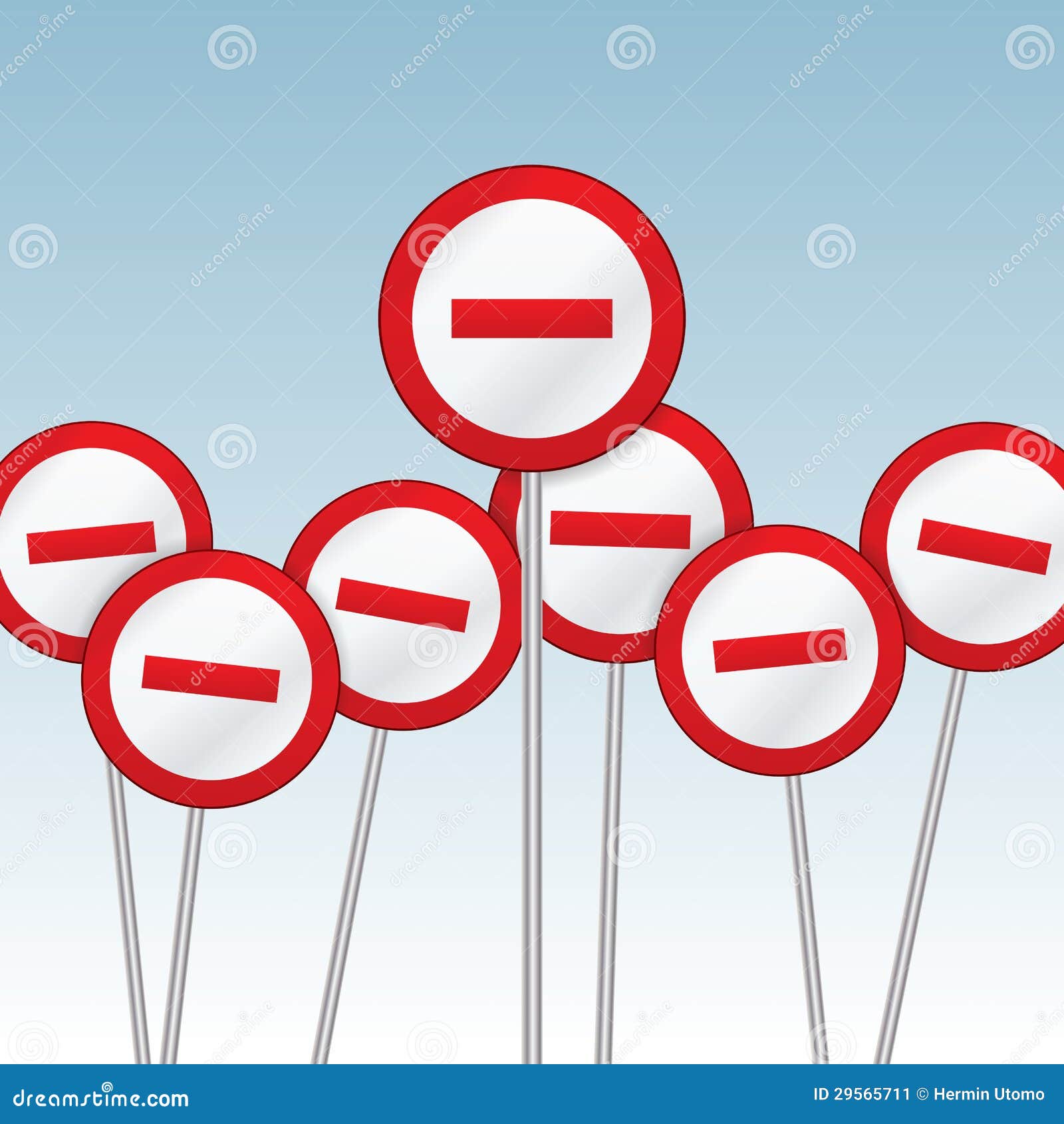 Signes interdits illustration de vecteur. Illustration du interdit ...