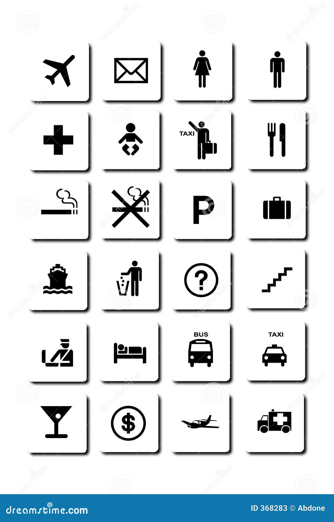 Signes utiles illustration stock. Illustration du enveloppe - 368283