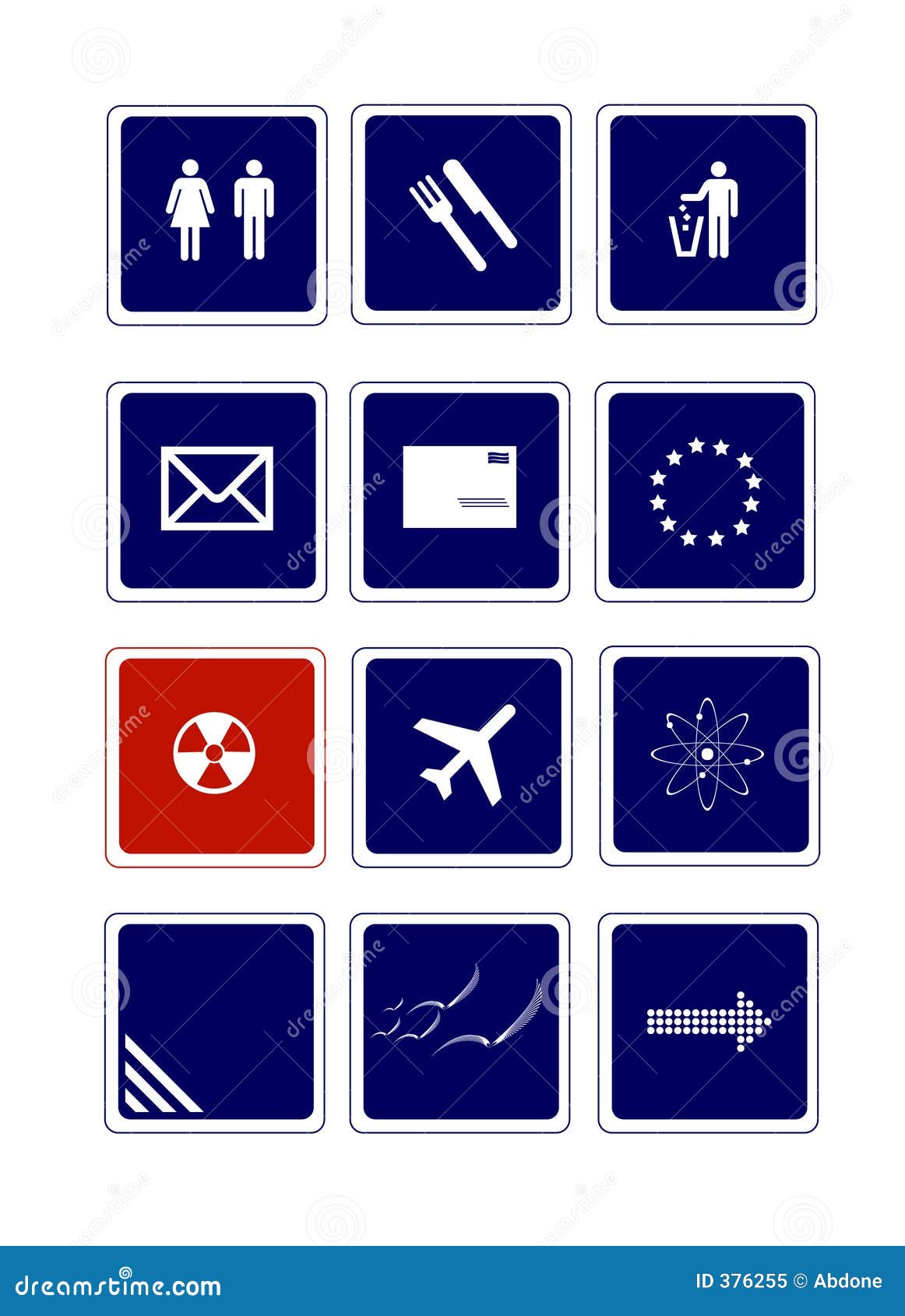 Signes utiles illustration de vecteur. Illustration of dessin - 376255