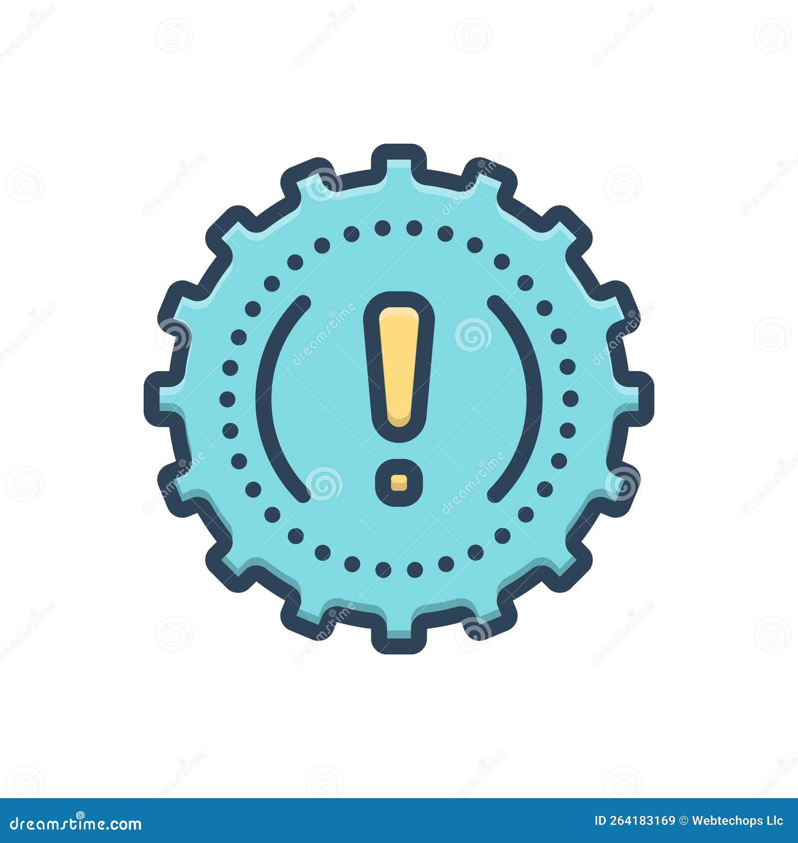 Color Illustration Icon for Significant, Noteworthy and Danger Stock ...