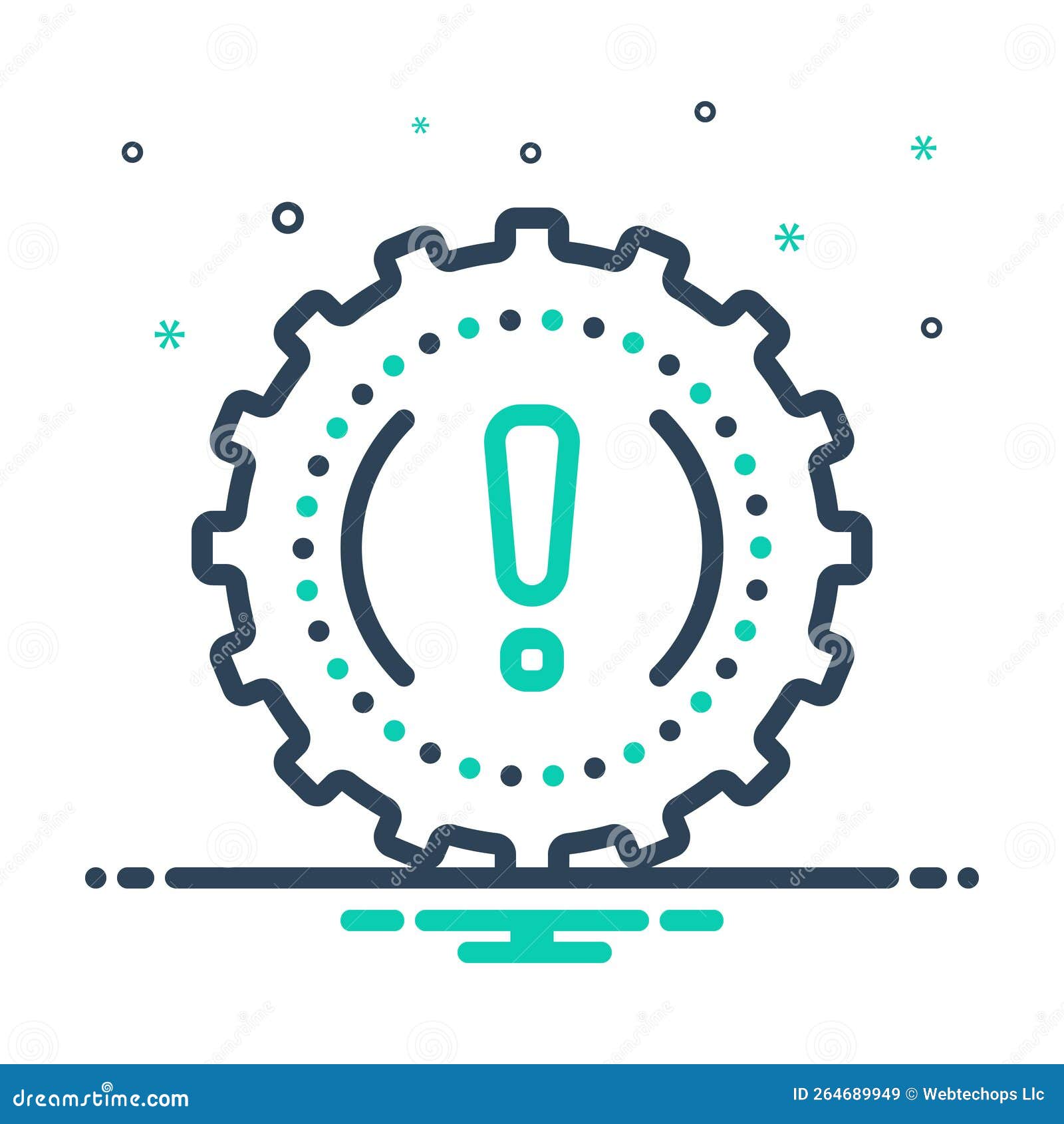 Mix Icon for Significant, Noteworthy and Danger Stock Illustration ...