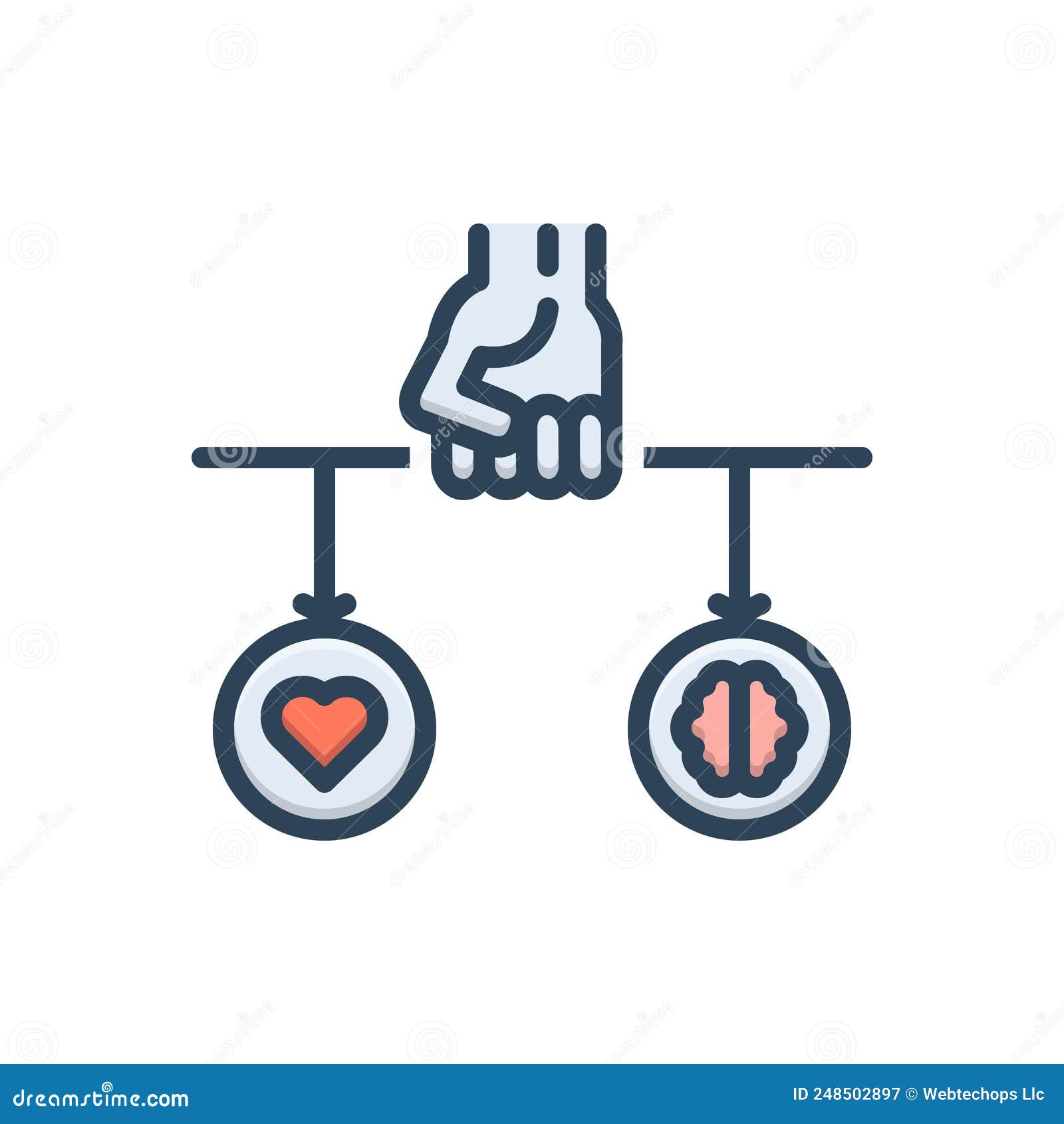 Color Illustration Icon for Significantly, Importantly and Inequality ...