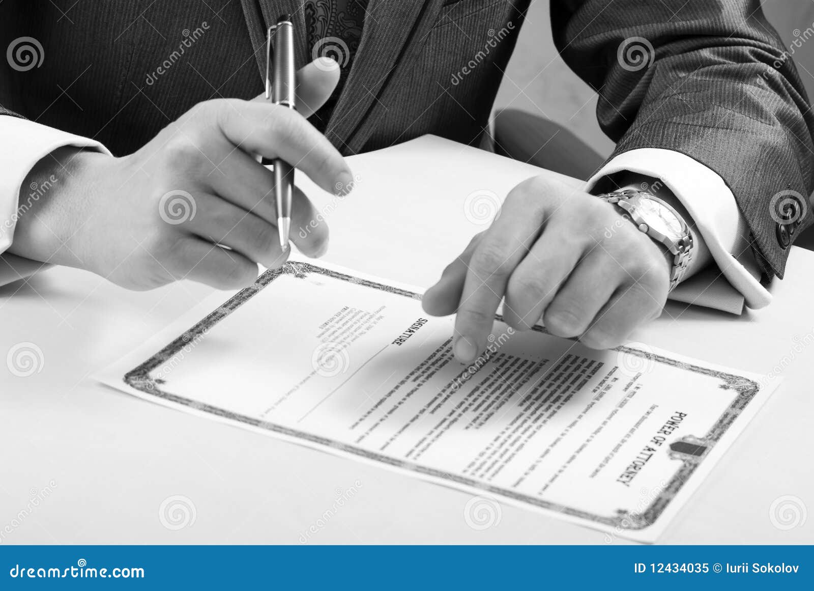 Signing stock image. Image of form, finger, legal, lawyer - 12434035