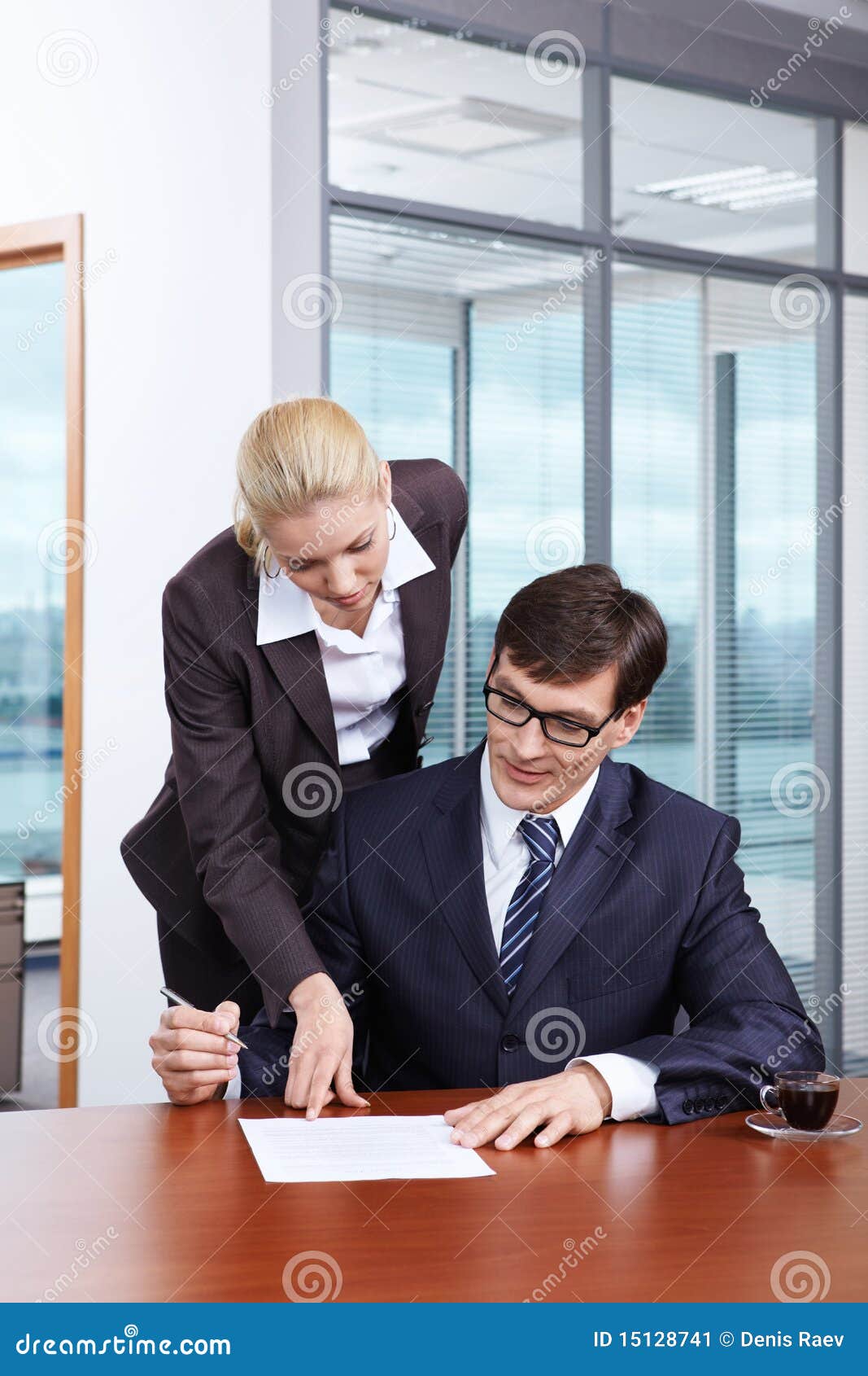 Signing stock image. Image of leadership, cheerful, person - 15128741
