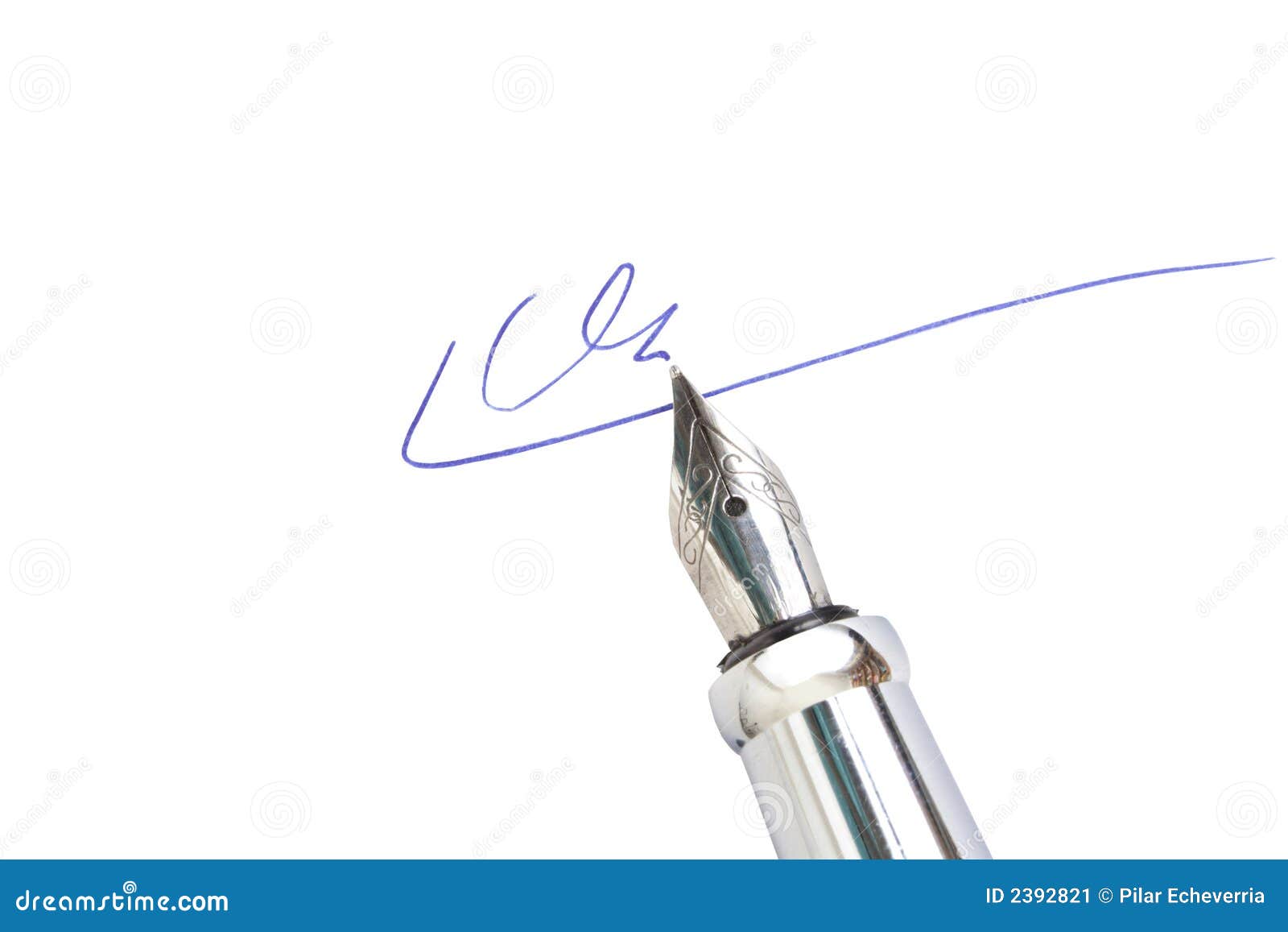 Signing stock image. Image of pencil, fountain, opportunity - 2392821
