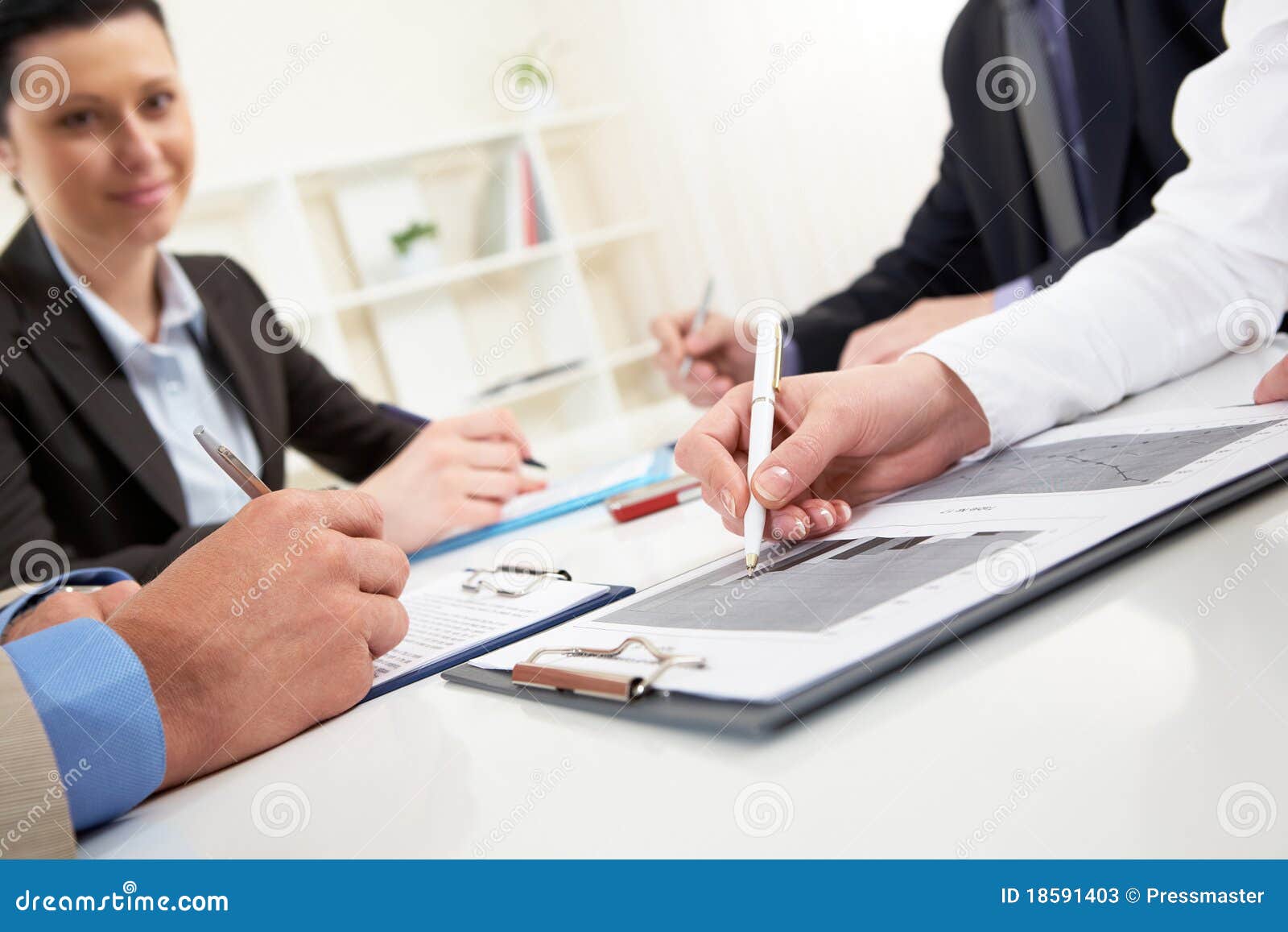 Signing agreement stock image. Image of journalist, corporate - 18591403