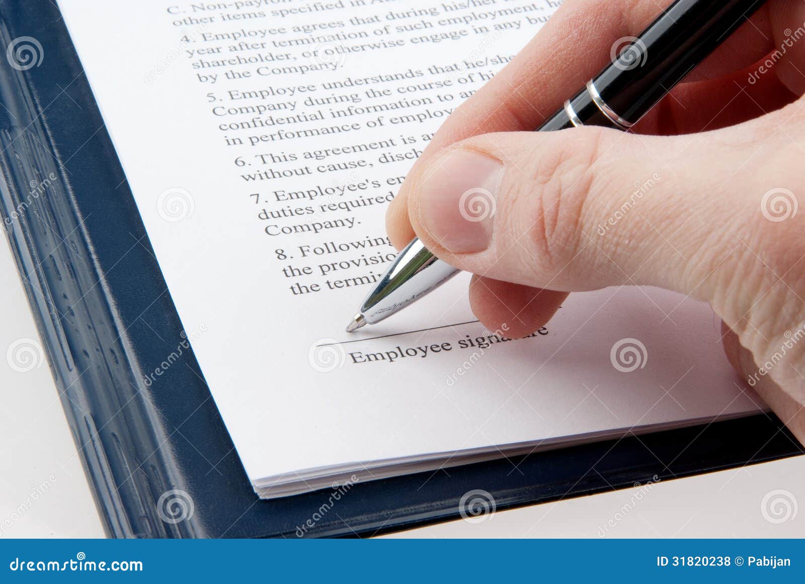 Signing an Agreement (contract) Stock Photo - Image of contract ...