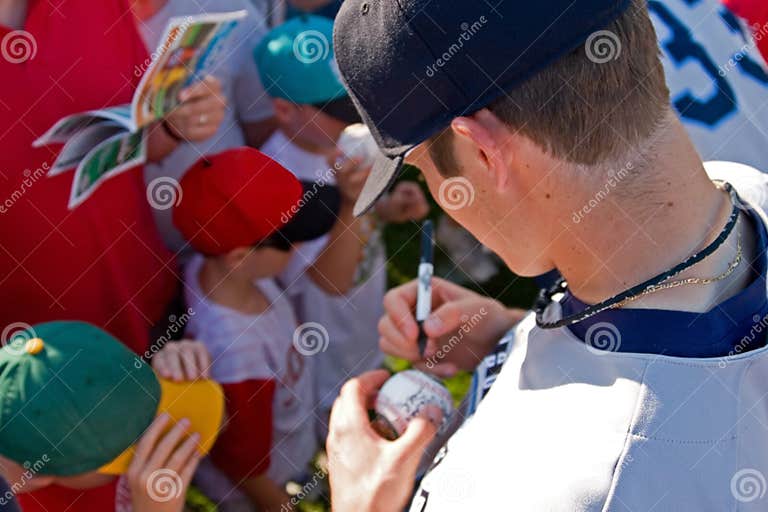 Signing Autographs stock image. Image of pasttime, autograph - 2672561