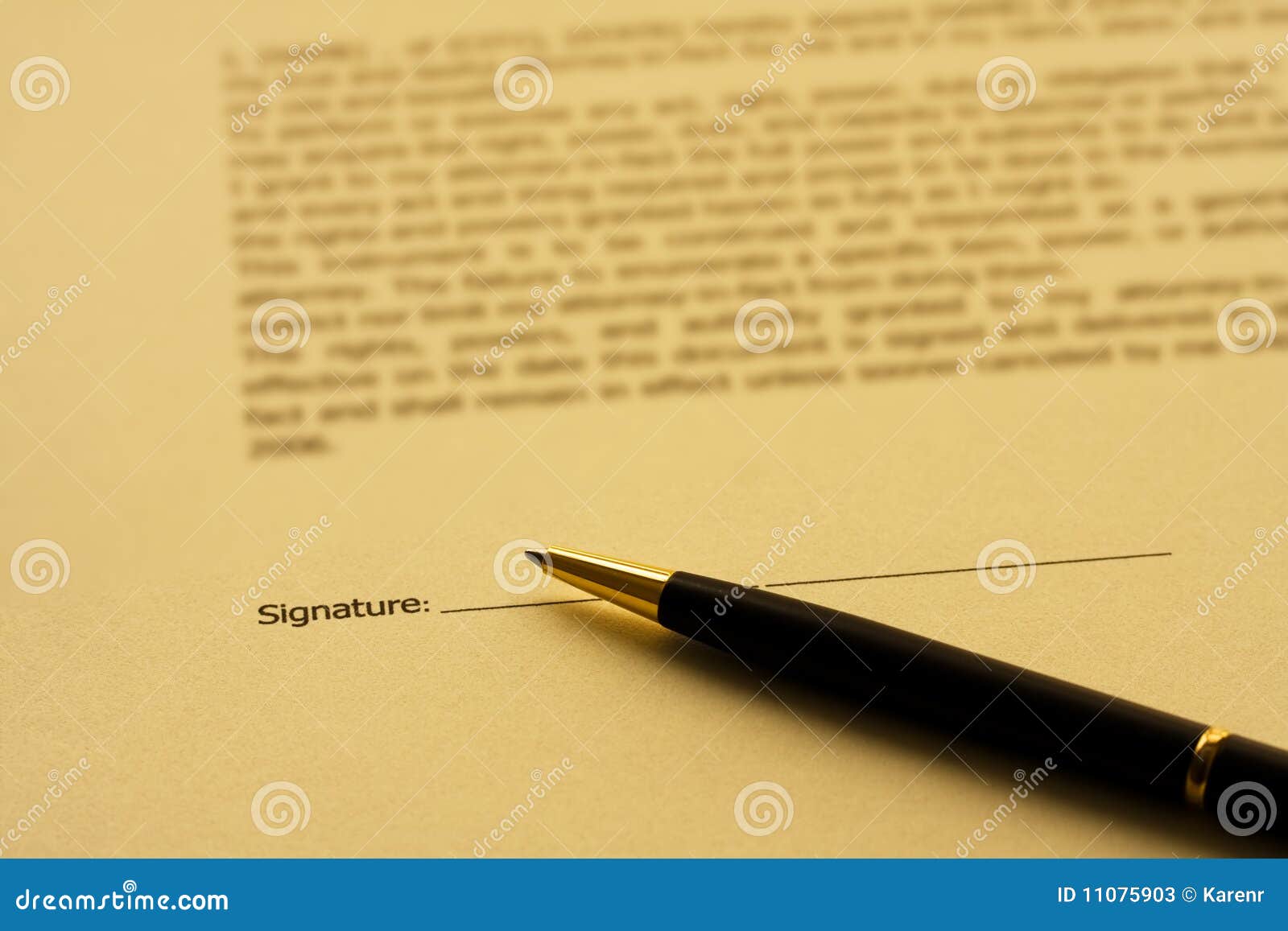 Signing a Contract stock image. Image of space, sign - 11075903