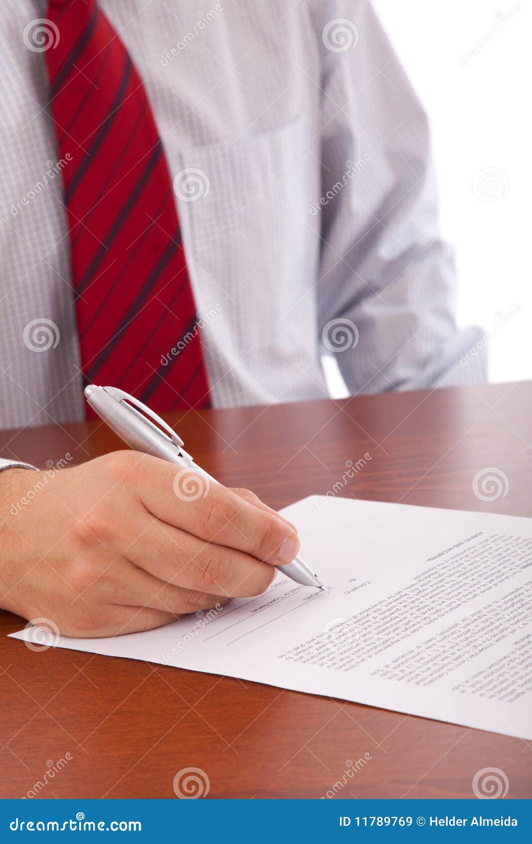 Signing a contract stock image. Image of desk, business - 11789769