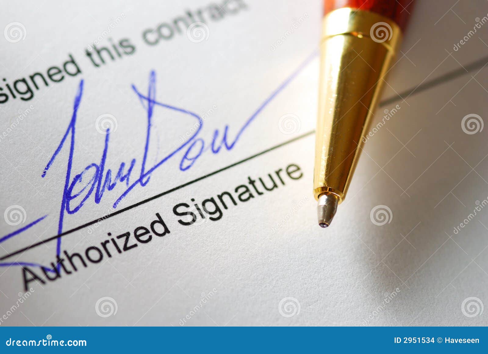Signing a contract stock photo. Image of paper, text, writing - 2951534