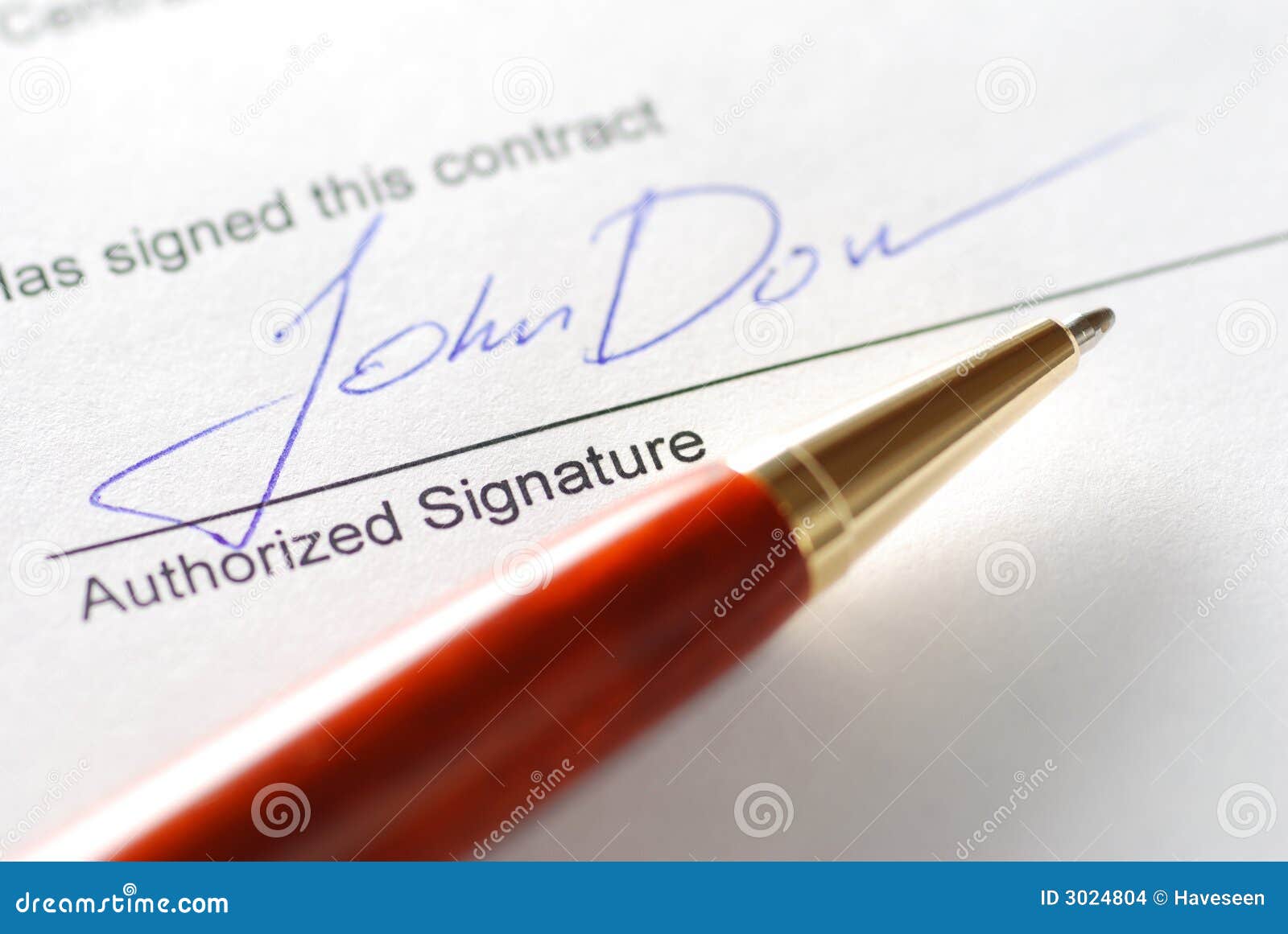 Signing a contract stock photo. Image of businessman, contract - 3024804