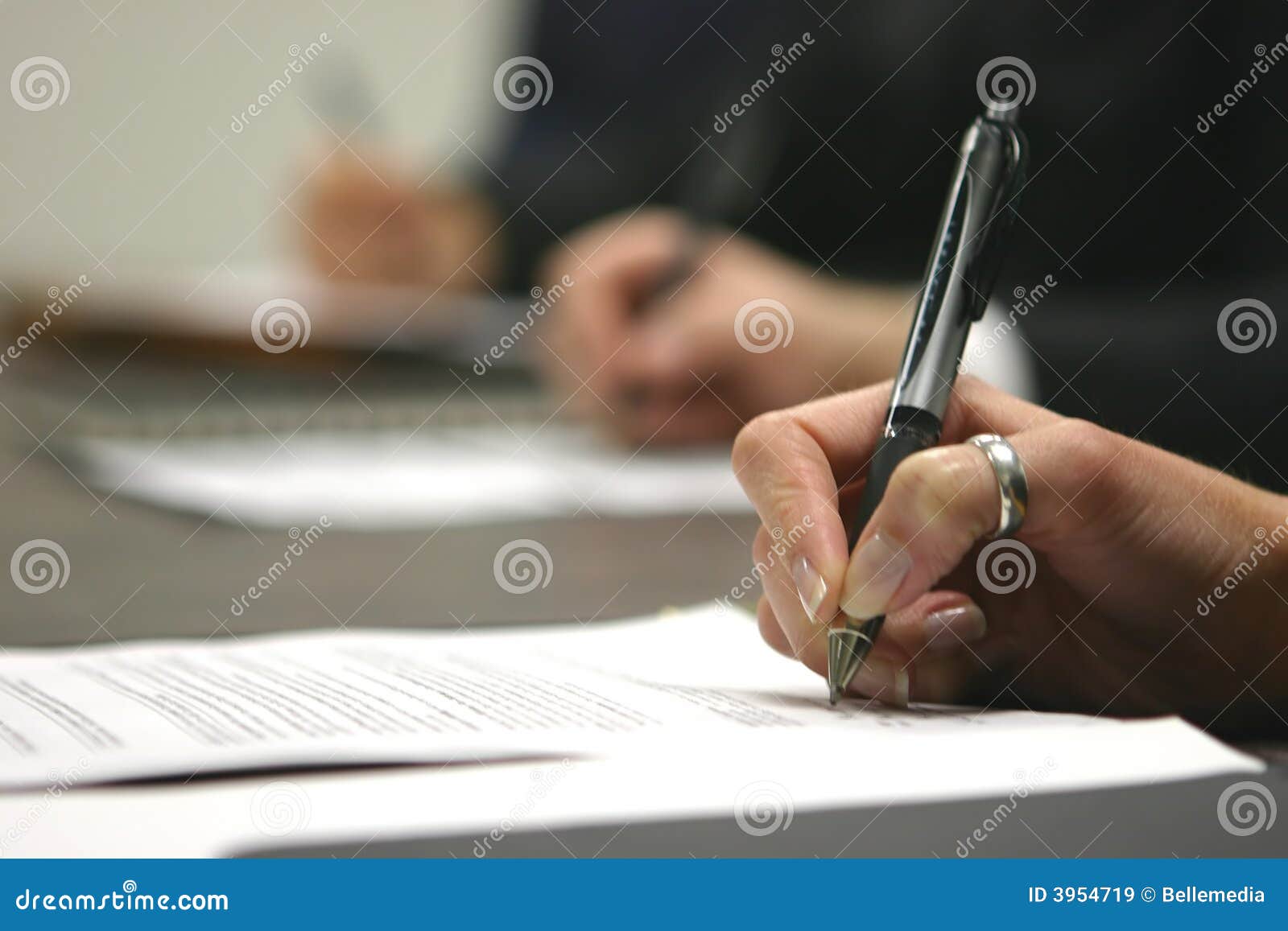 Signing contract stock image. Image of contracts, signing - 3954719