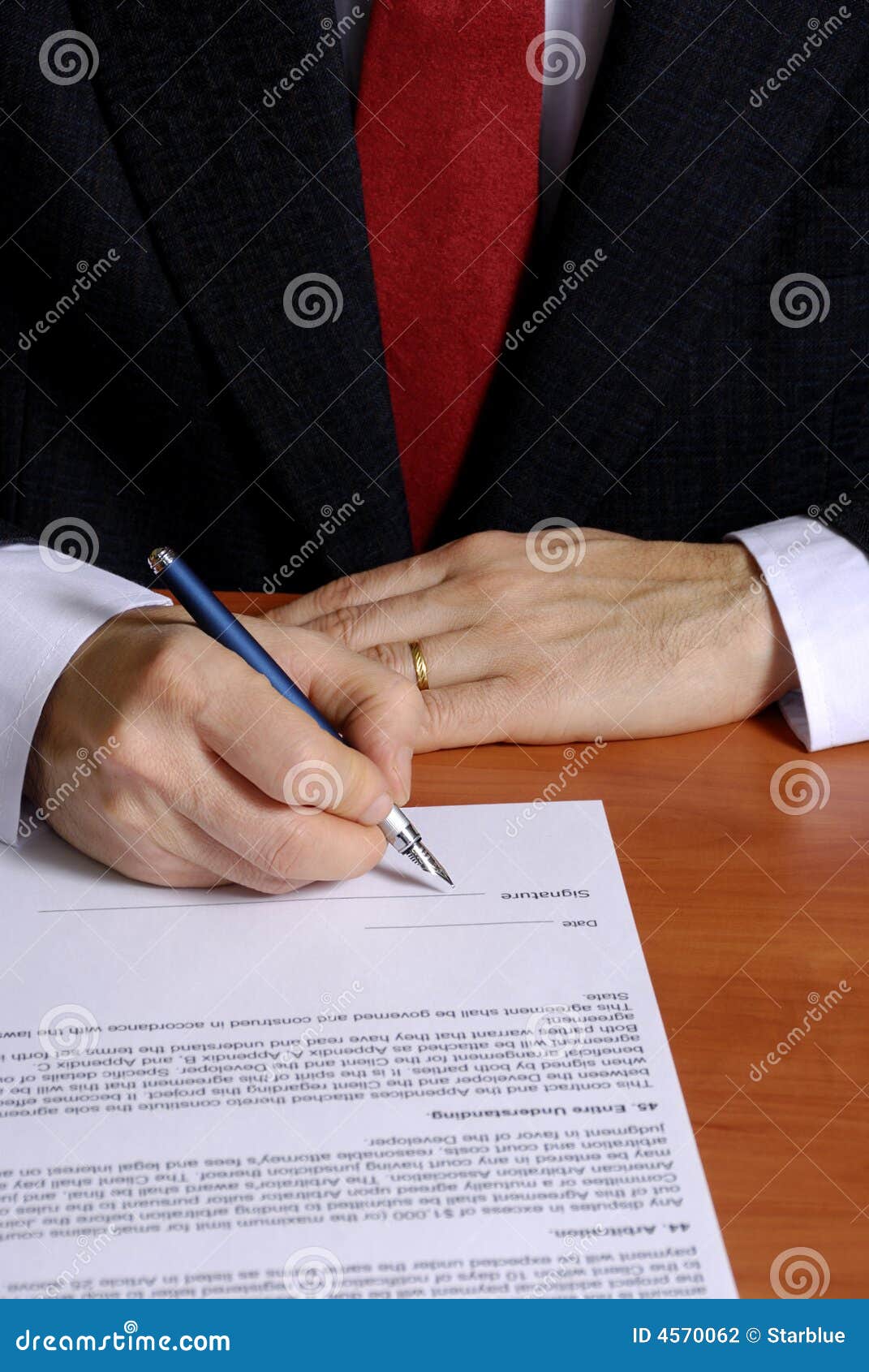 Signing a contract stock photo. Image of legal, signing - 4570062