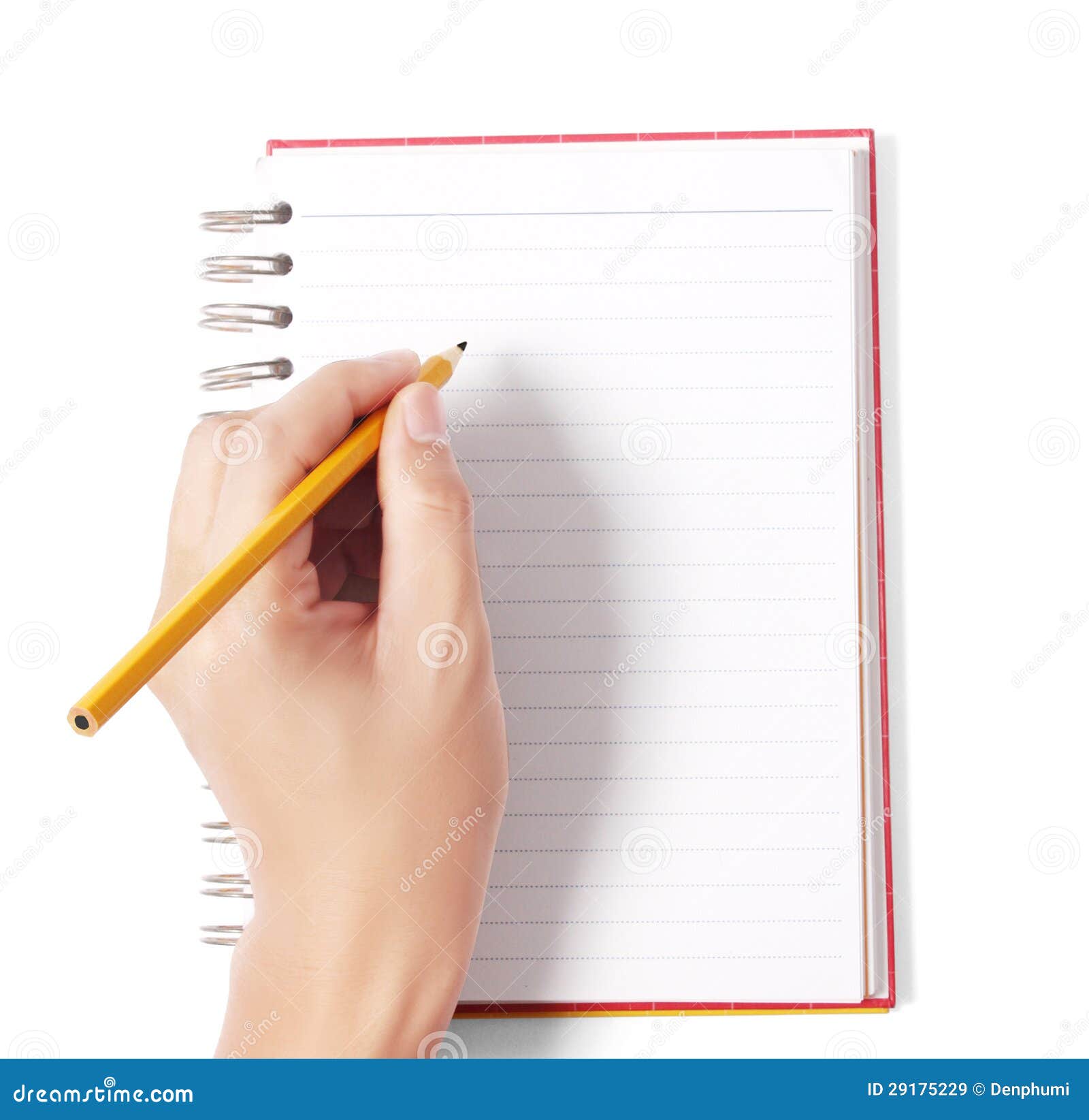 Signing a Contract on Blank White Paper Stock Image - Image of ...