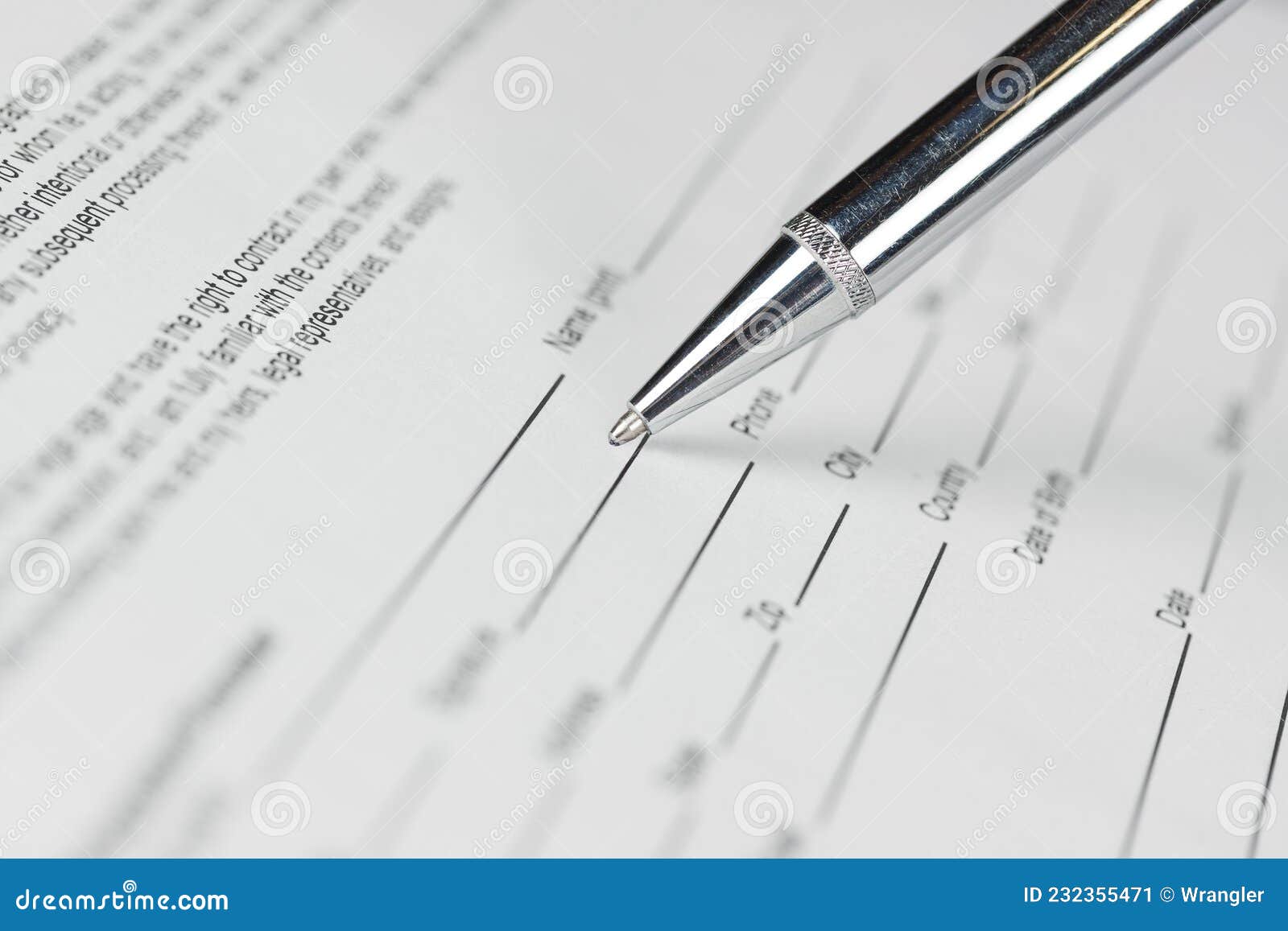Signing contract stock image. Image of sign, management - 232355471