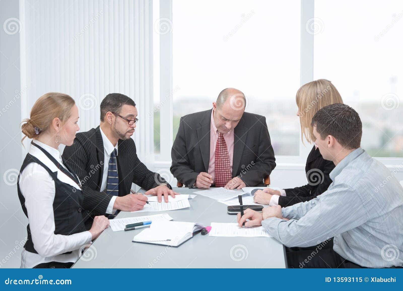 Signing a contracts stock image. Image of meeting, office - 13593115