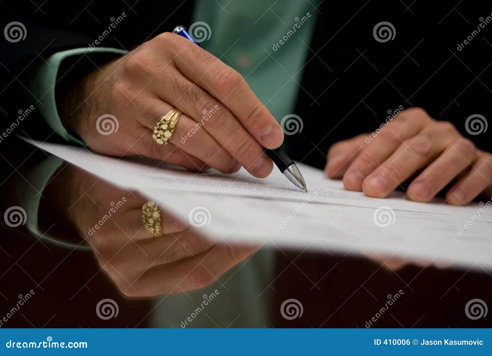 Signing the Deal stock photo. Image of authority, desk - 410006