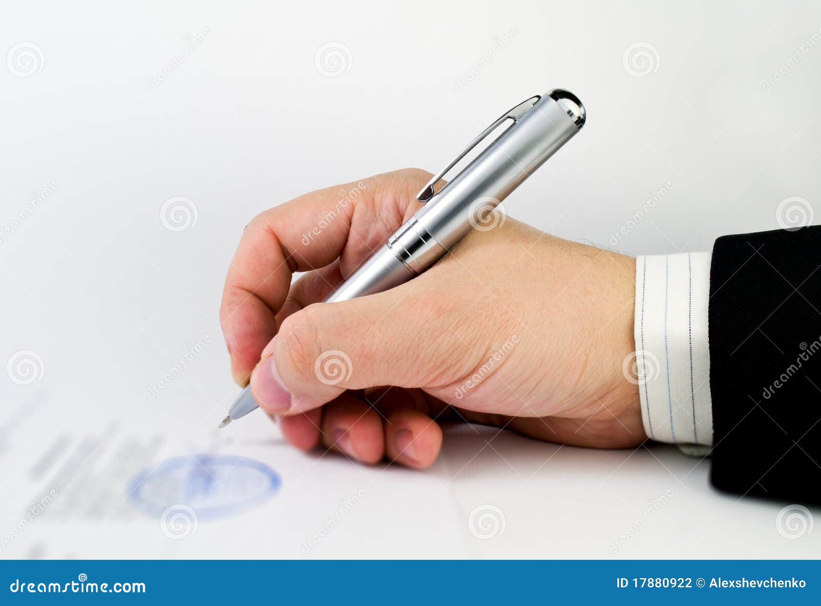Signing a document stock photo. Image of form, contract - 17880922