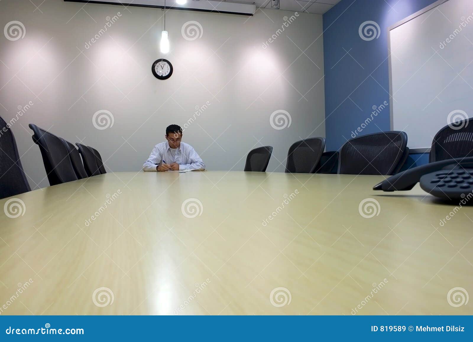 Signing a Document in a Conference Room Stock Image - Image of phone ...
