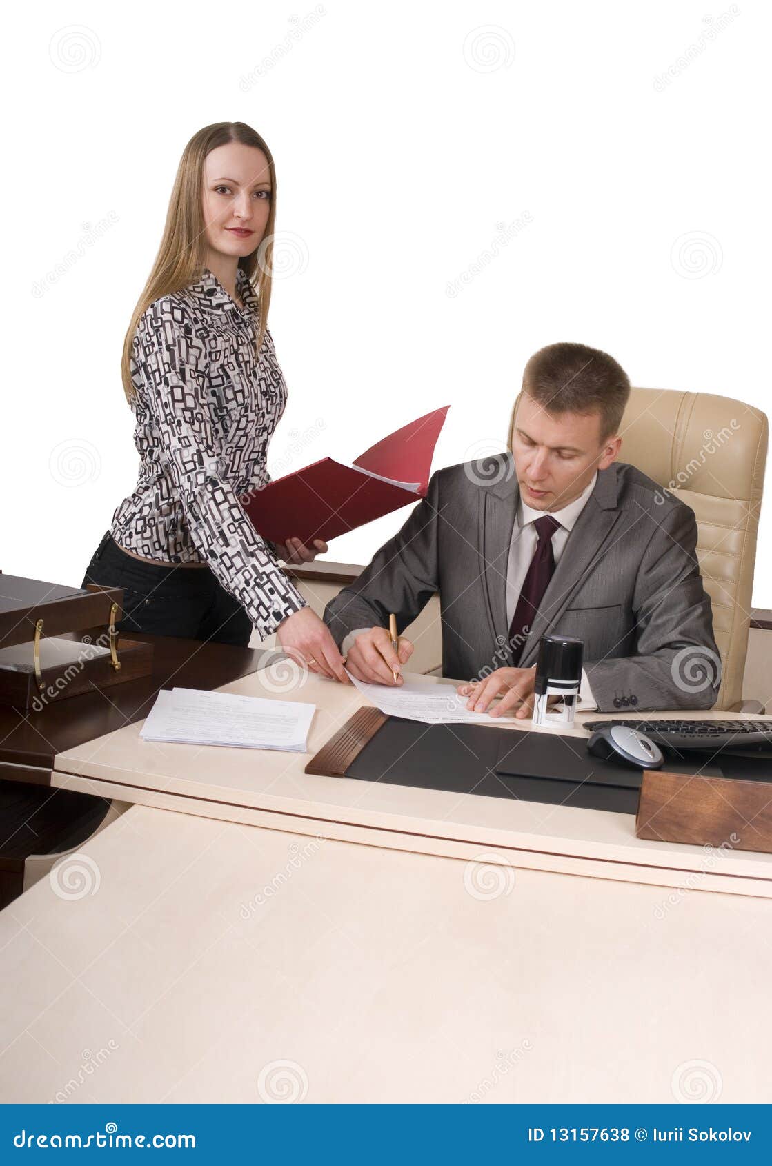 Signing documents stock photo. Image of professional - 13157638