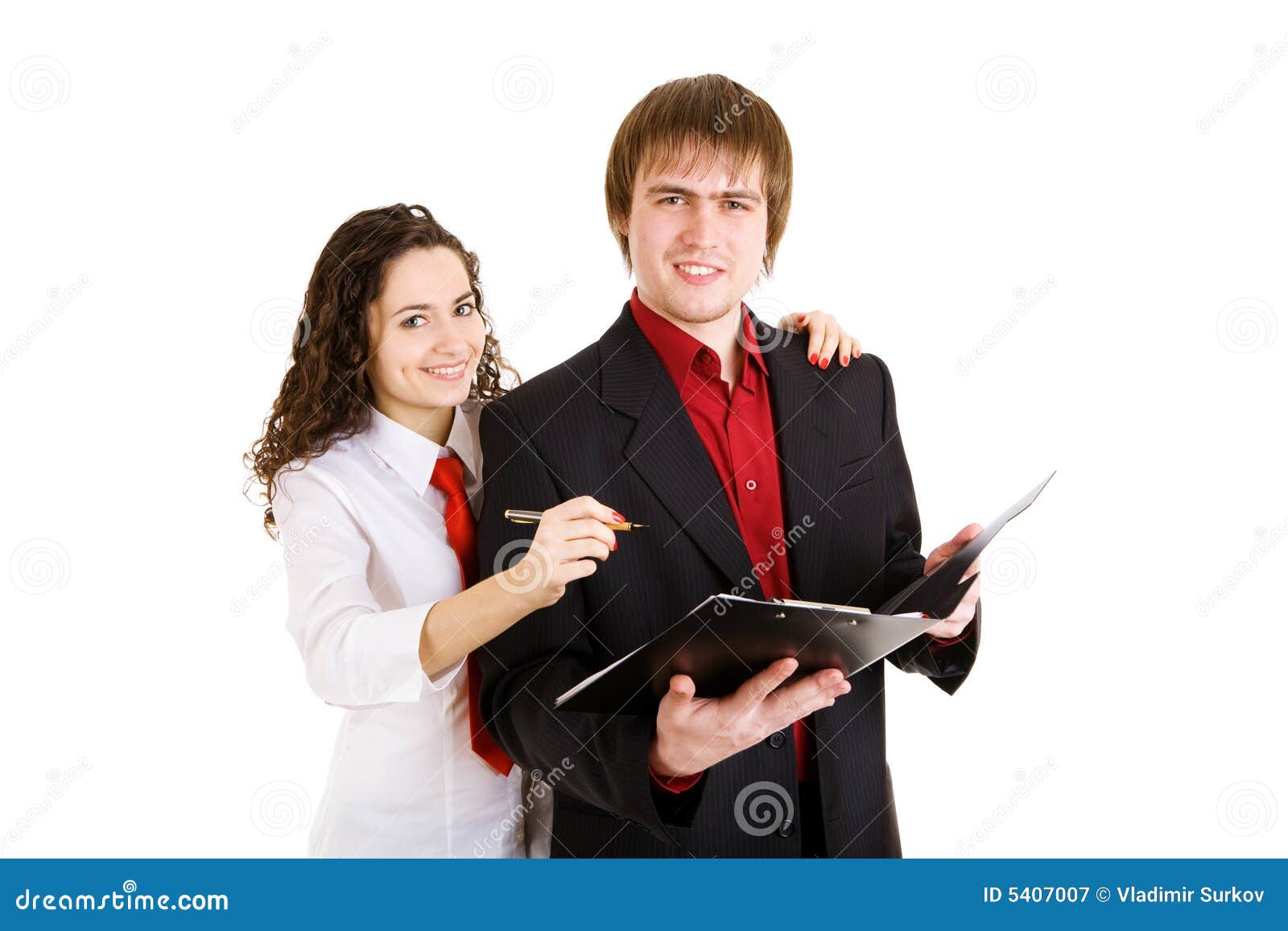 Signing documents stock image. Image of friendly, business - 5407007