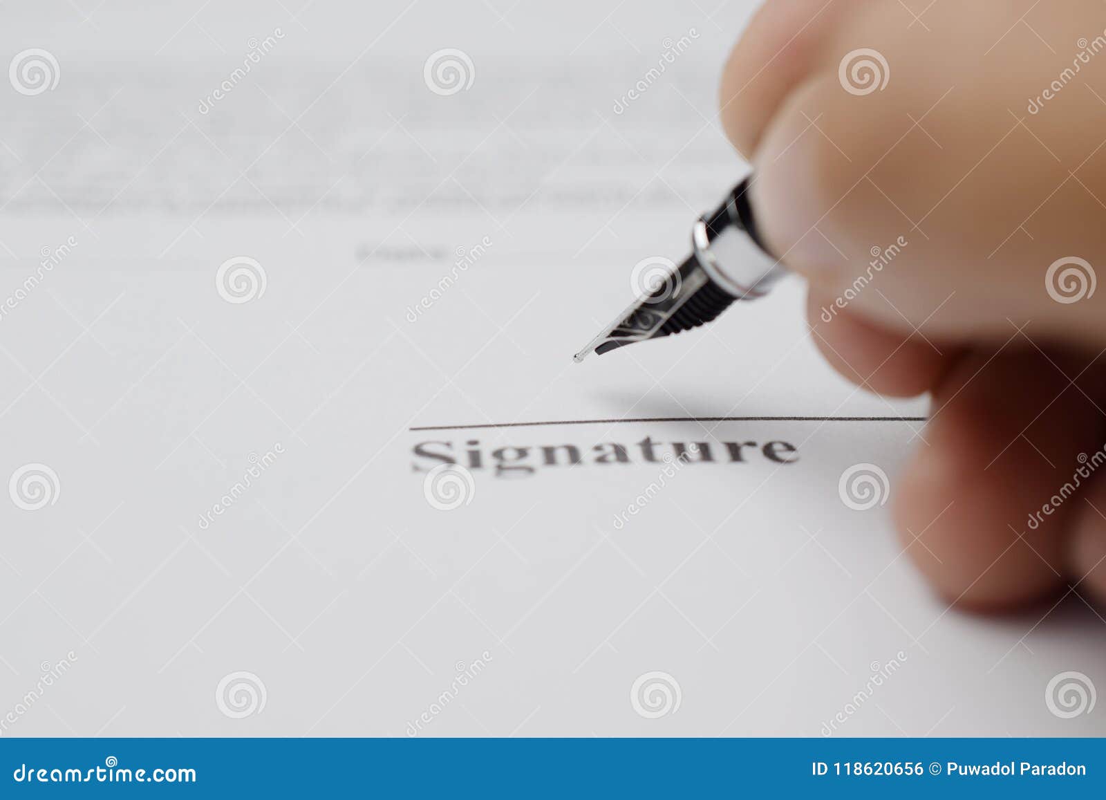Signing a form stock photo. Image of writing, work, text - 118620656