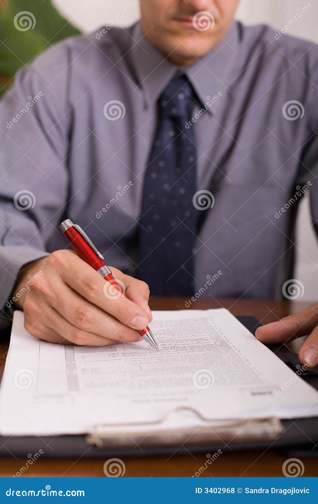 Signing papers stock photo. Image of business, mortgage - 3402968
