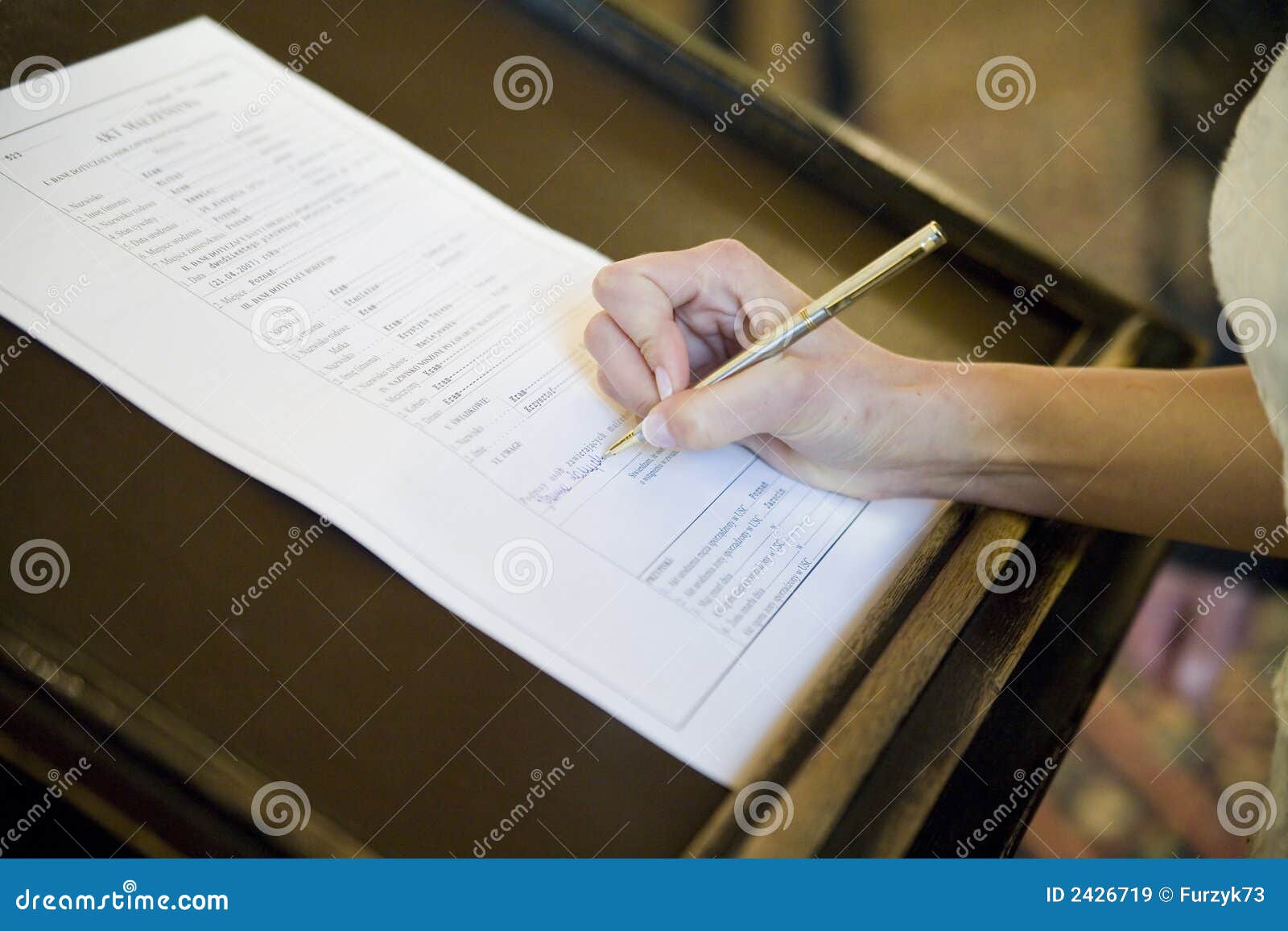 Signing the pledge stock image. Image of fingernail, pledge - 2426719