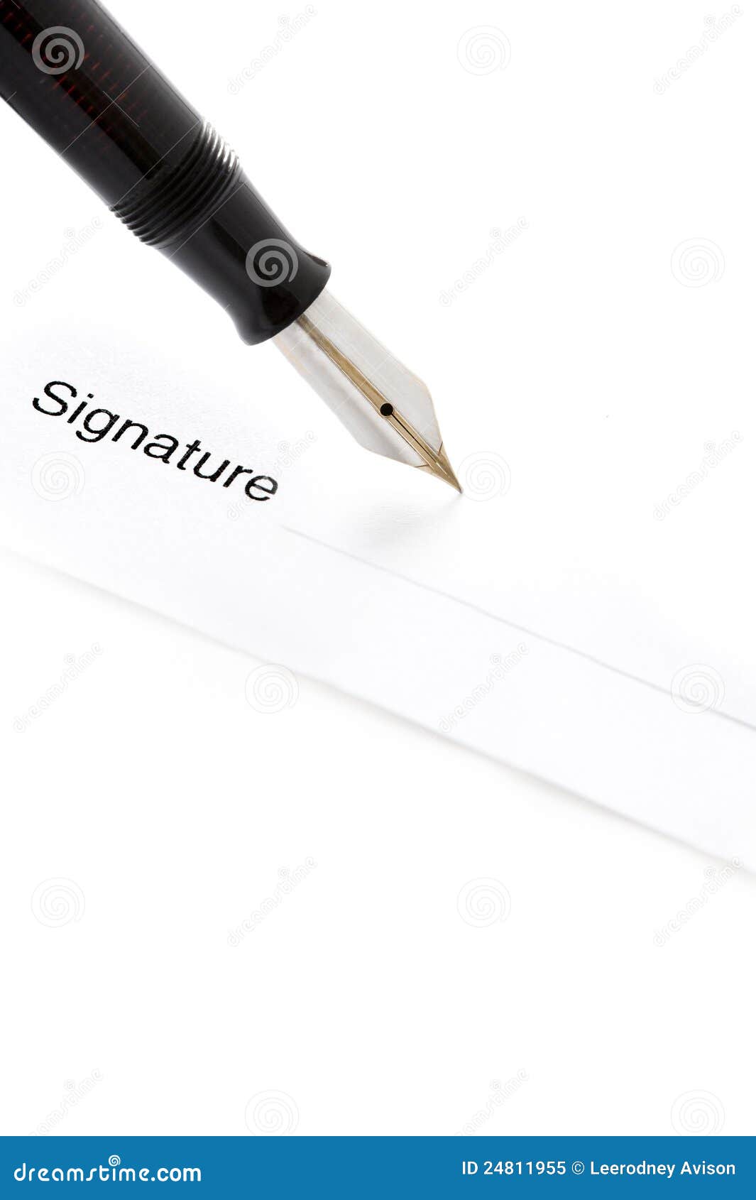 Signing a signature stock image. Image of cutouts, signature - 24811955