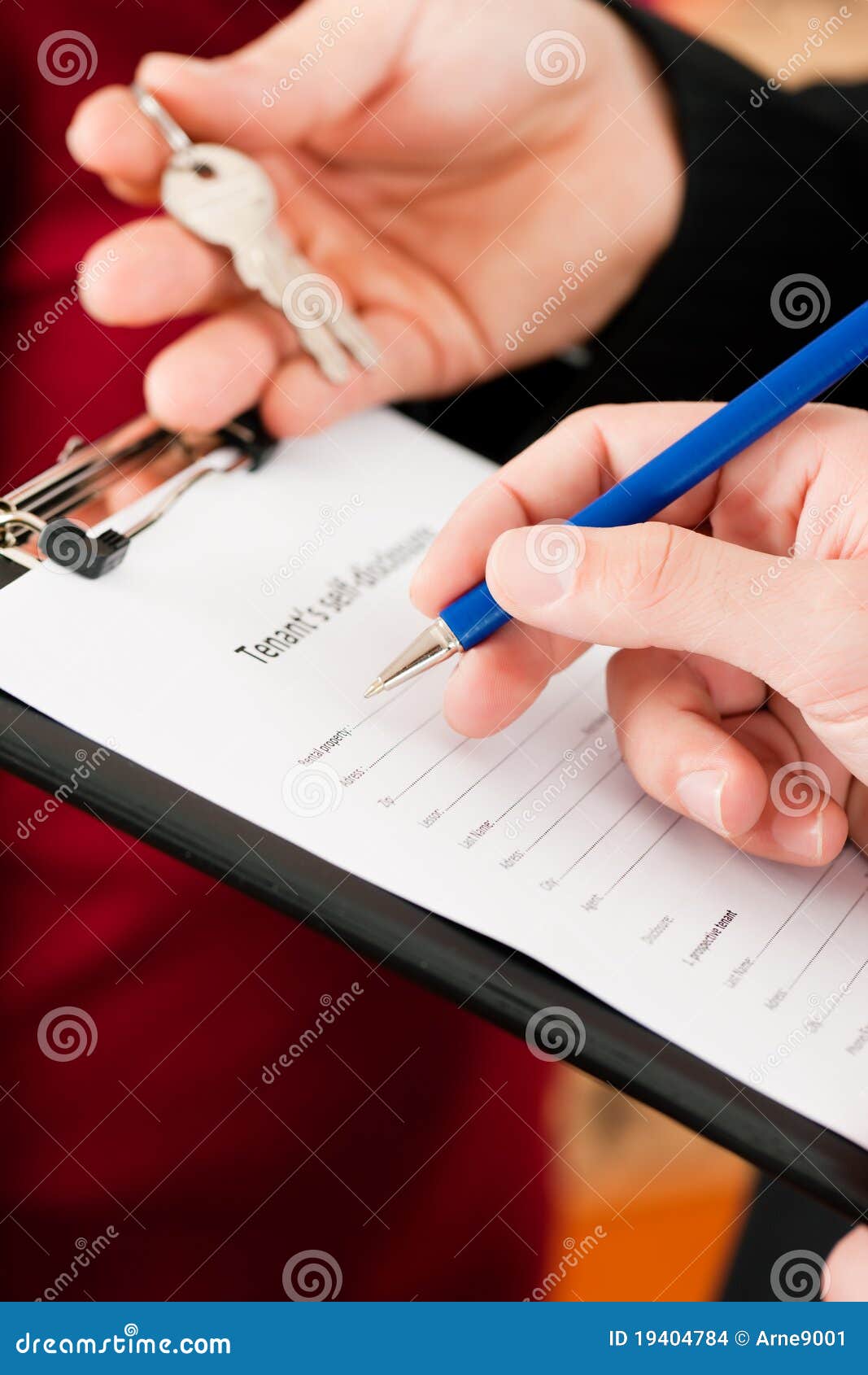 Signing tenant agreement stock photo. Image of caucasian - 19404784
