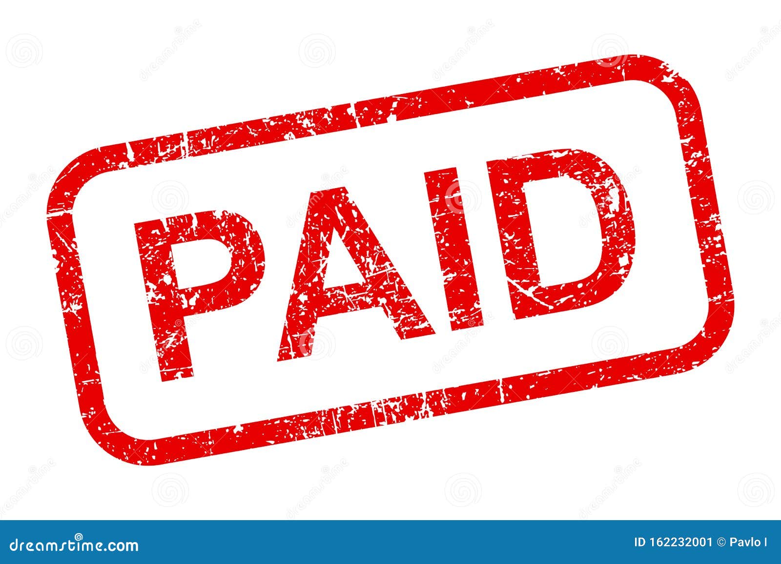 Signo De Icono De Sello Pagado - Vector Stock de ilustración ...