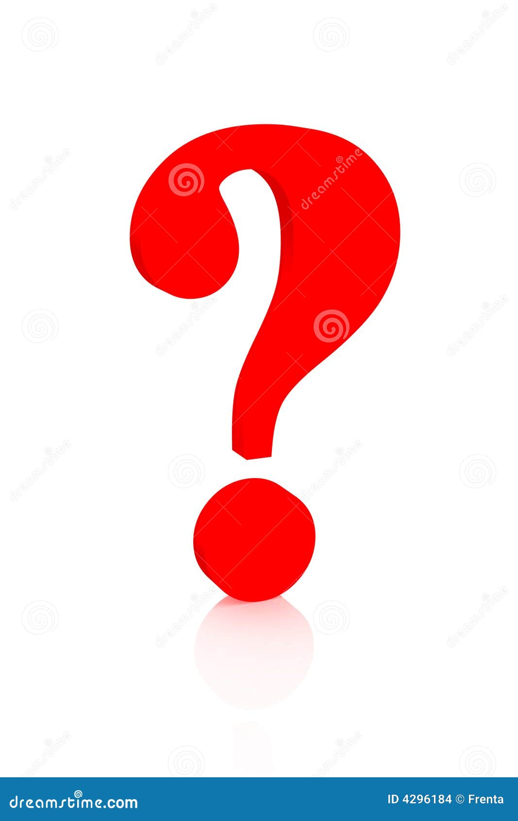 Signo De Interrogación Del Color Rojo Imagenes de archivo - Imagen: 4296184