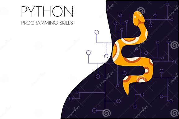 Signo De Lenguaje De Código De Python Codificación De Programación Y Desarrollo De Conceptos ...