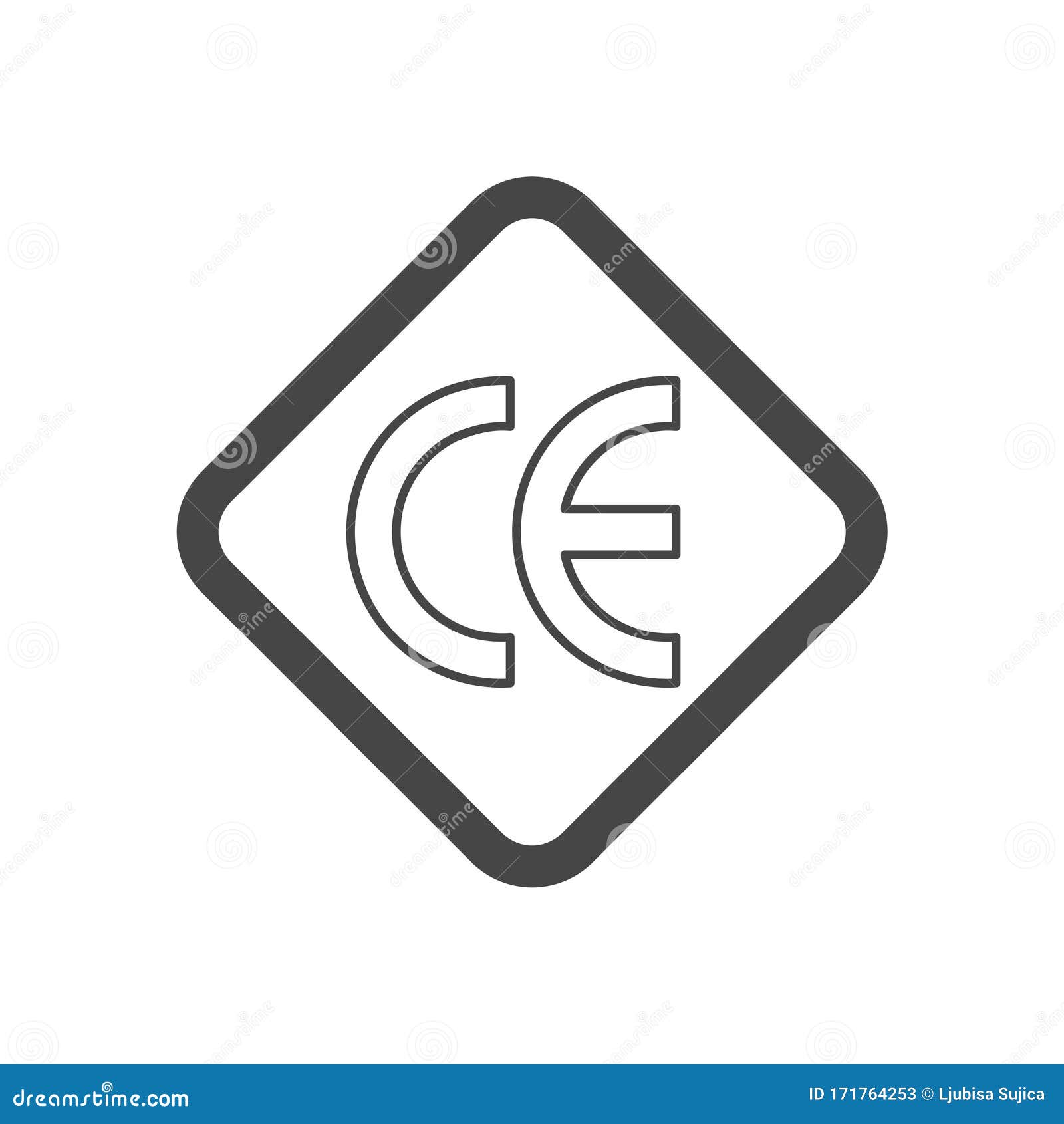 Signo de marca CE foto de archivo editorial. Ilustración de icono ...