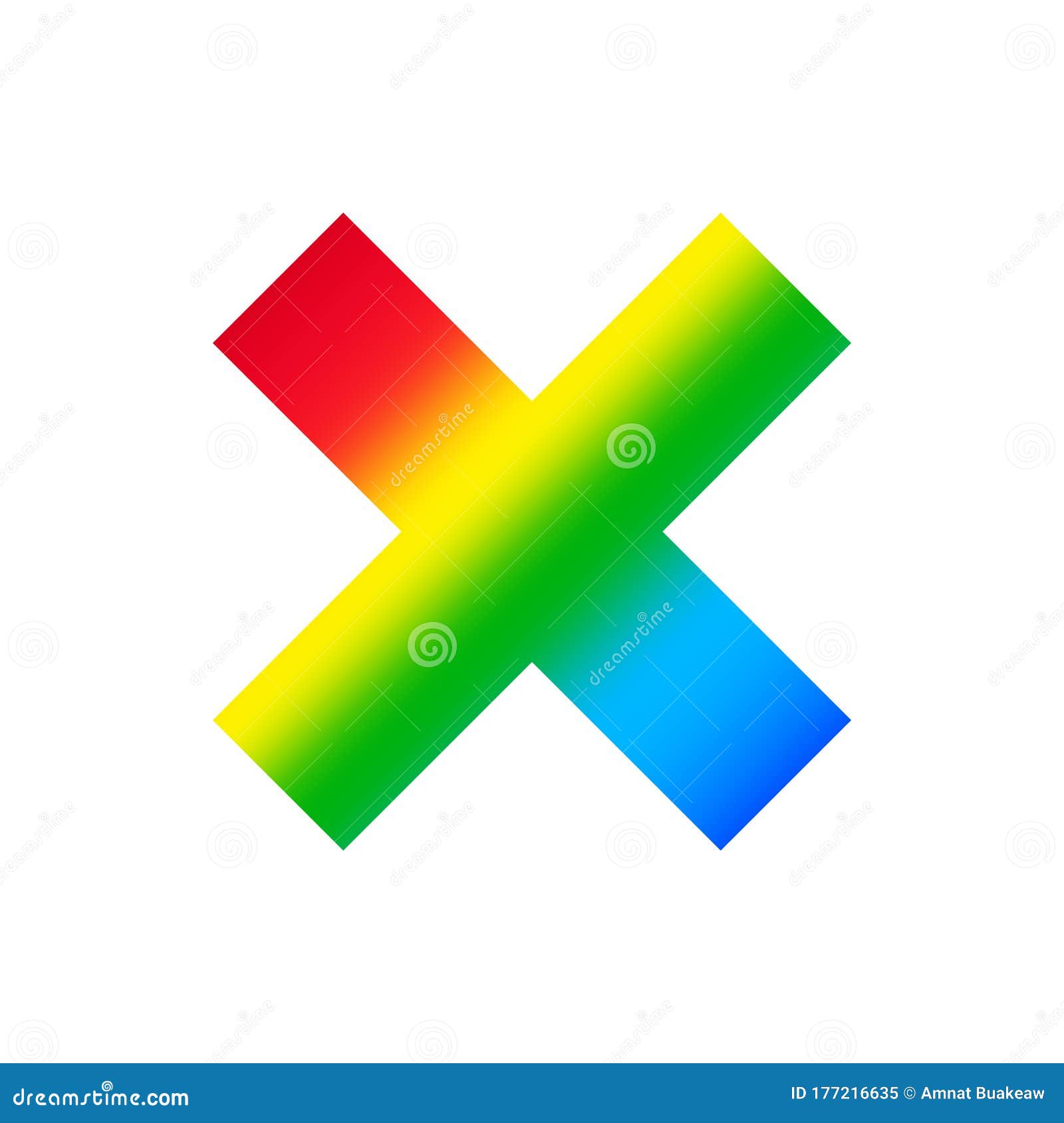 Signo De Multiplicación Aislado En El Material Clip De Fondo Blanco