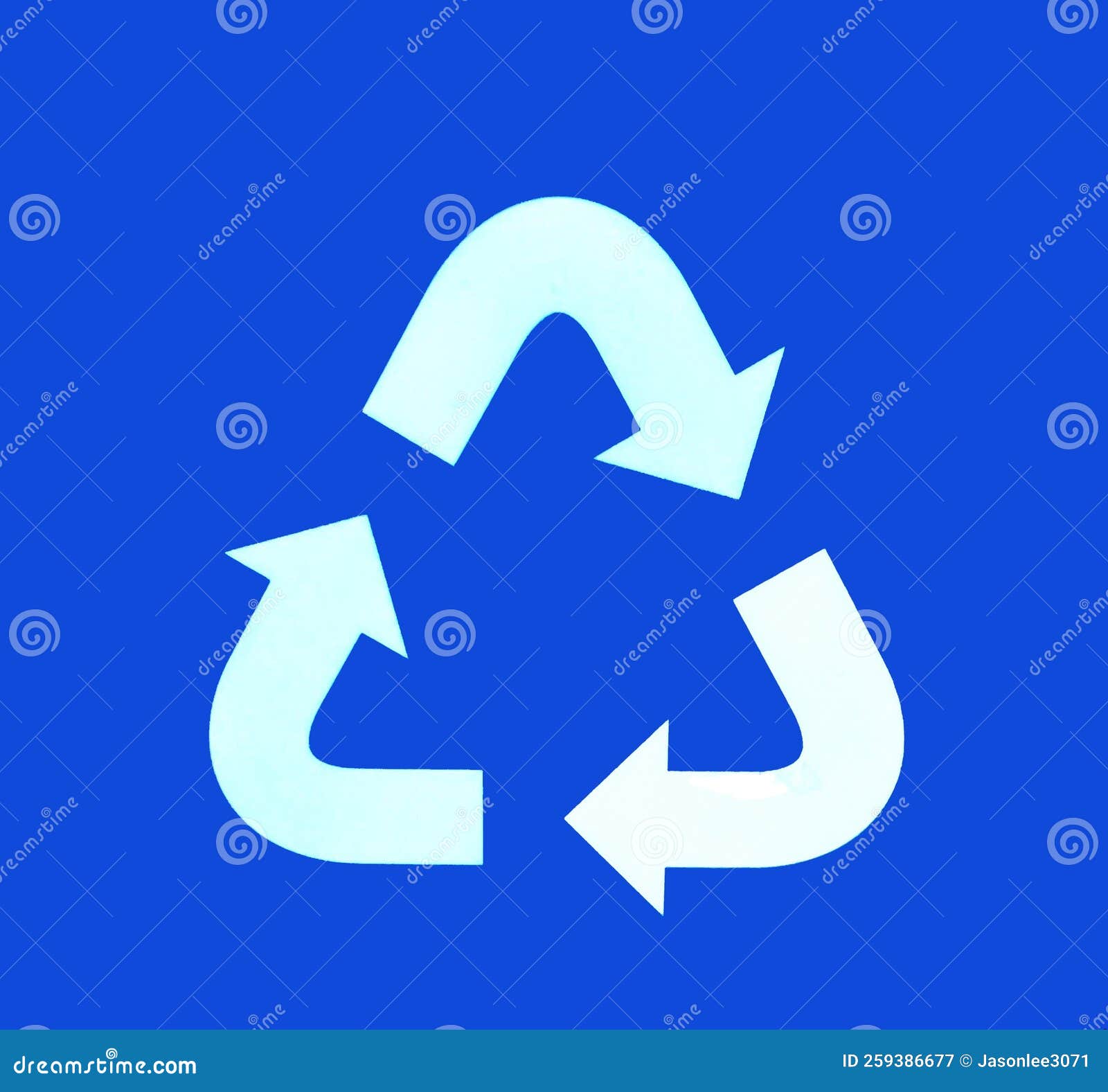 Signo de reciclaje stock de ilustración. Ilustración de basura - 259386677