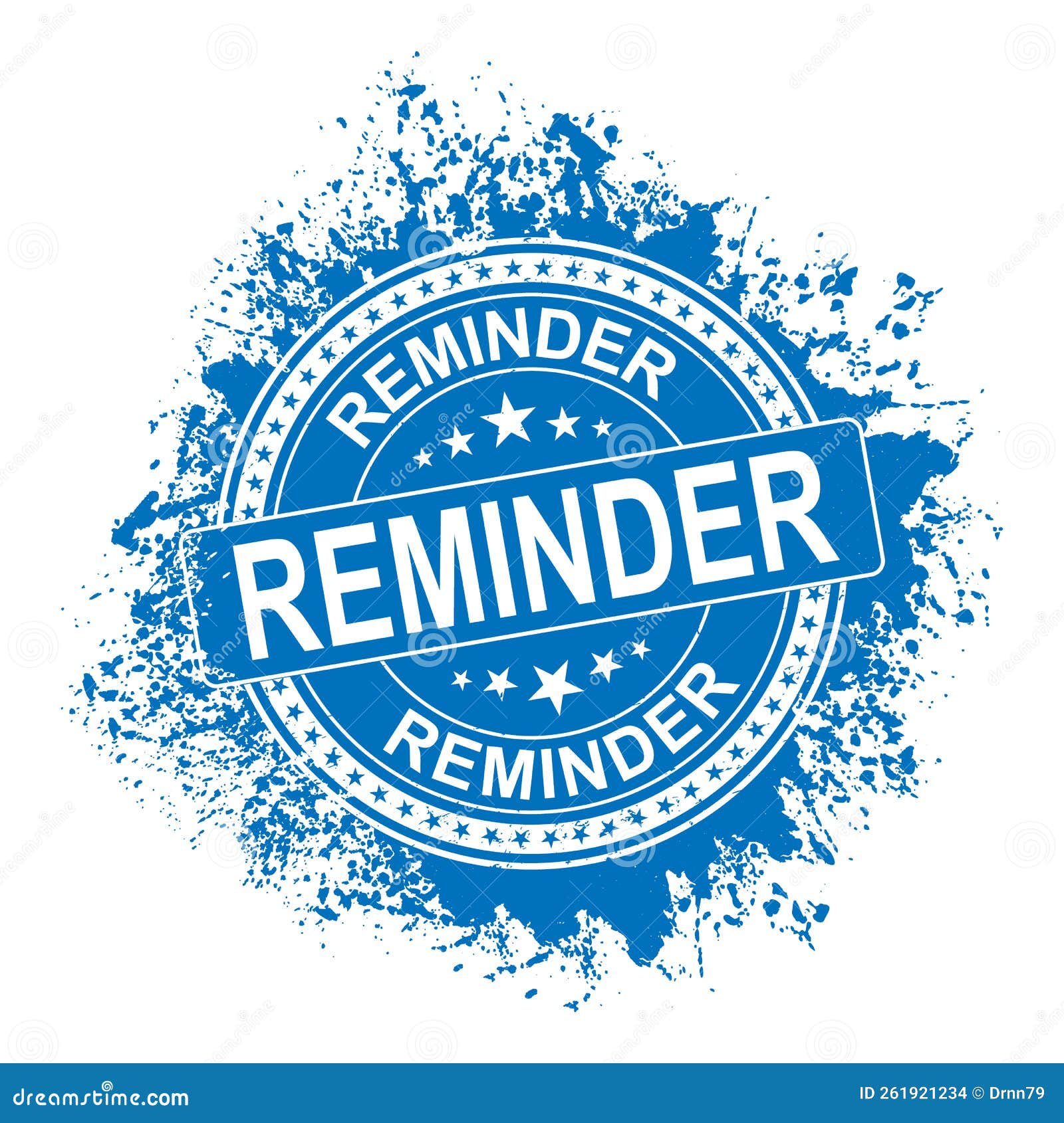 Signo De Recordatorio. Marca De Grifo De Vintage Circular De ...