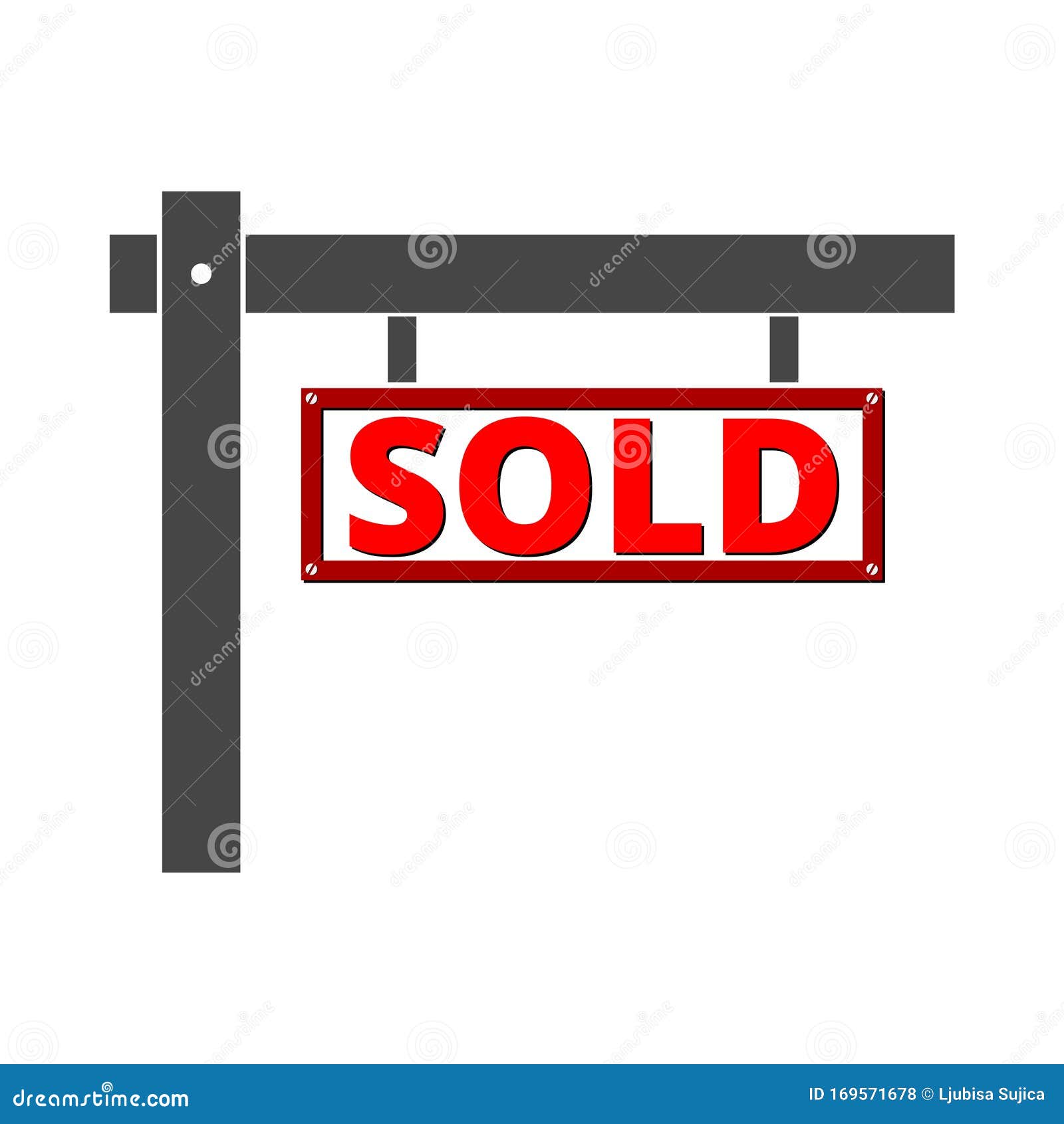 Signo de venta ilustración del vector. Ilustración de financiero ...