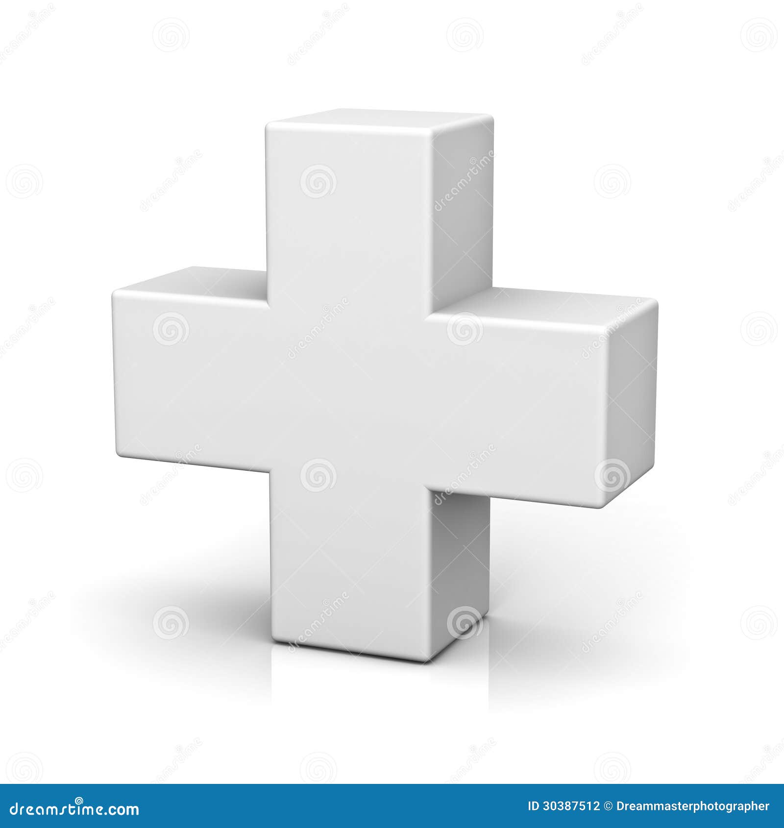 Signo más blanco stock de ilustración. Ilustración de objetos - 30387512