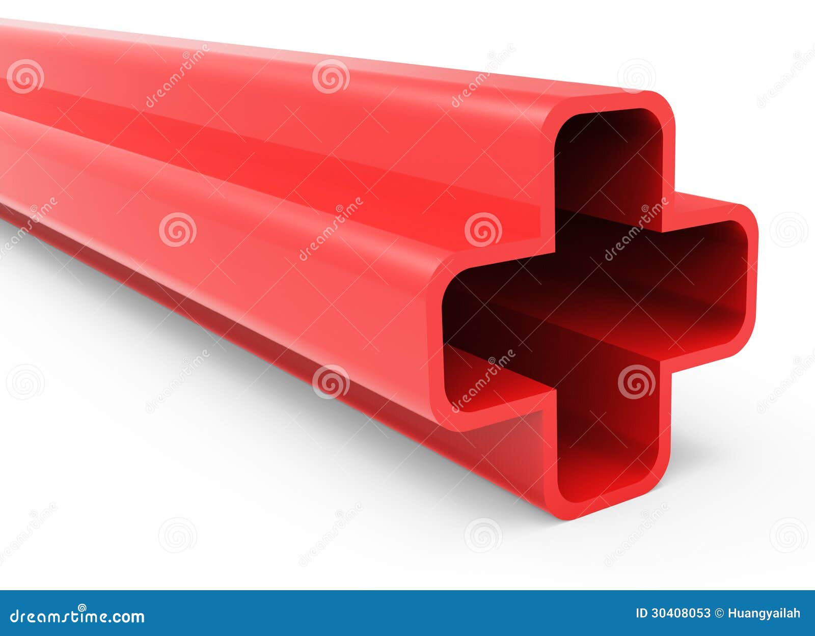 Signo más rojo 3D stock de ilustración. Ilustración de aislado - 30408053