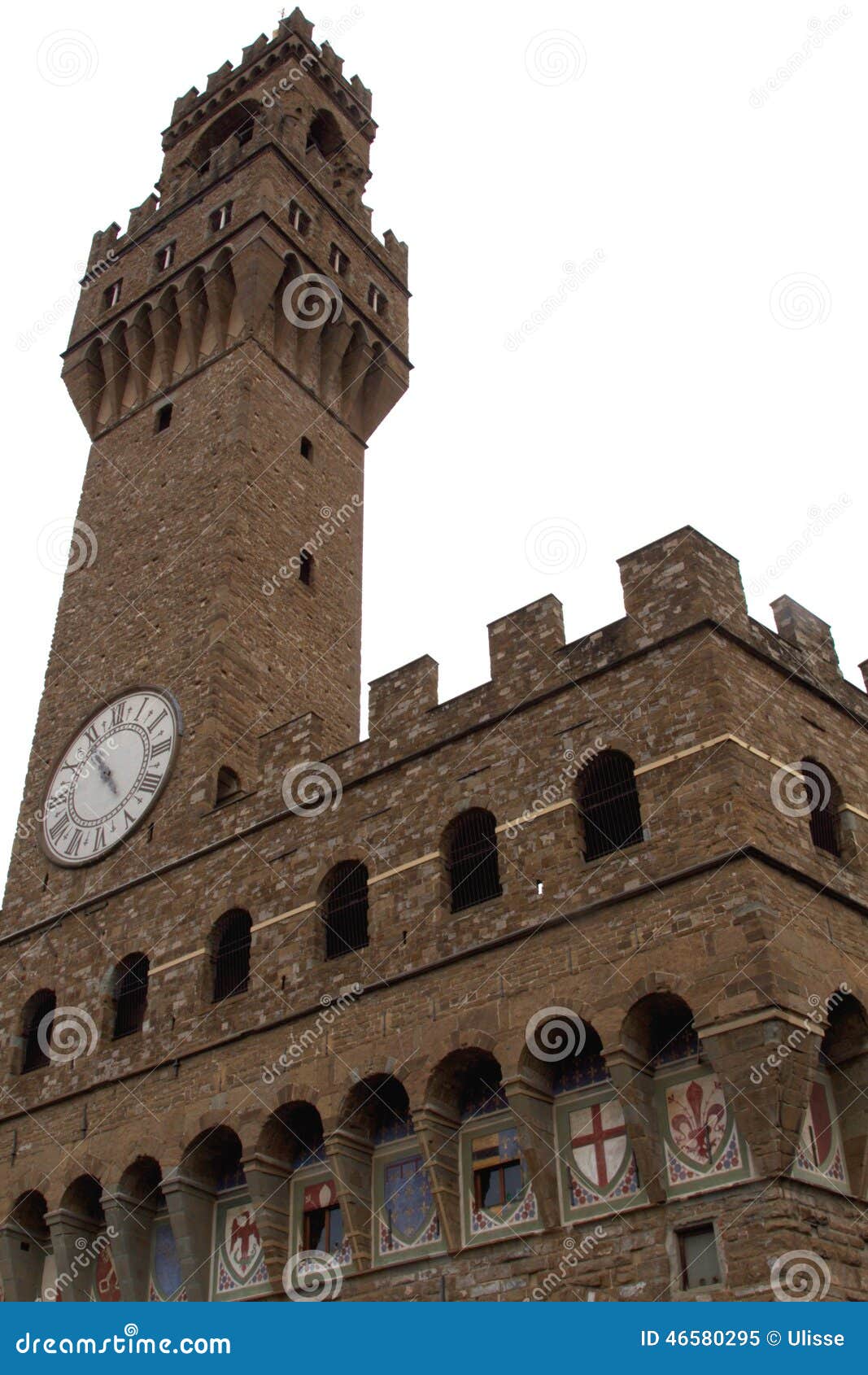 Signoria Palace stock image. Image of monument, castle - 46580295