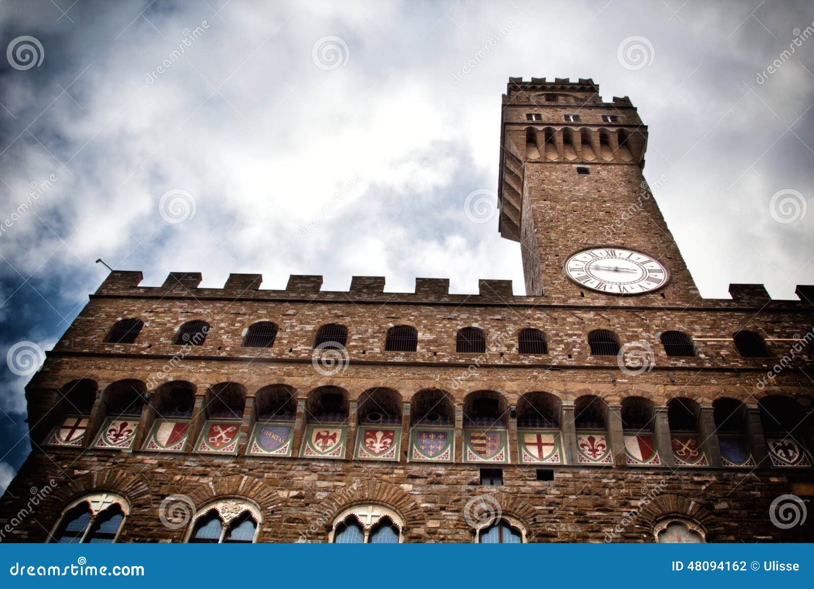 Signoria Palace stock photo. Image of history, medieval - 48094162
