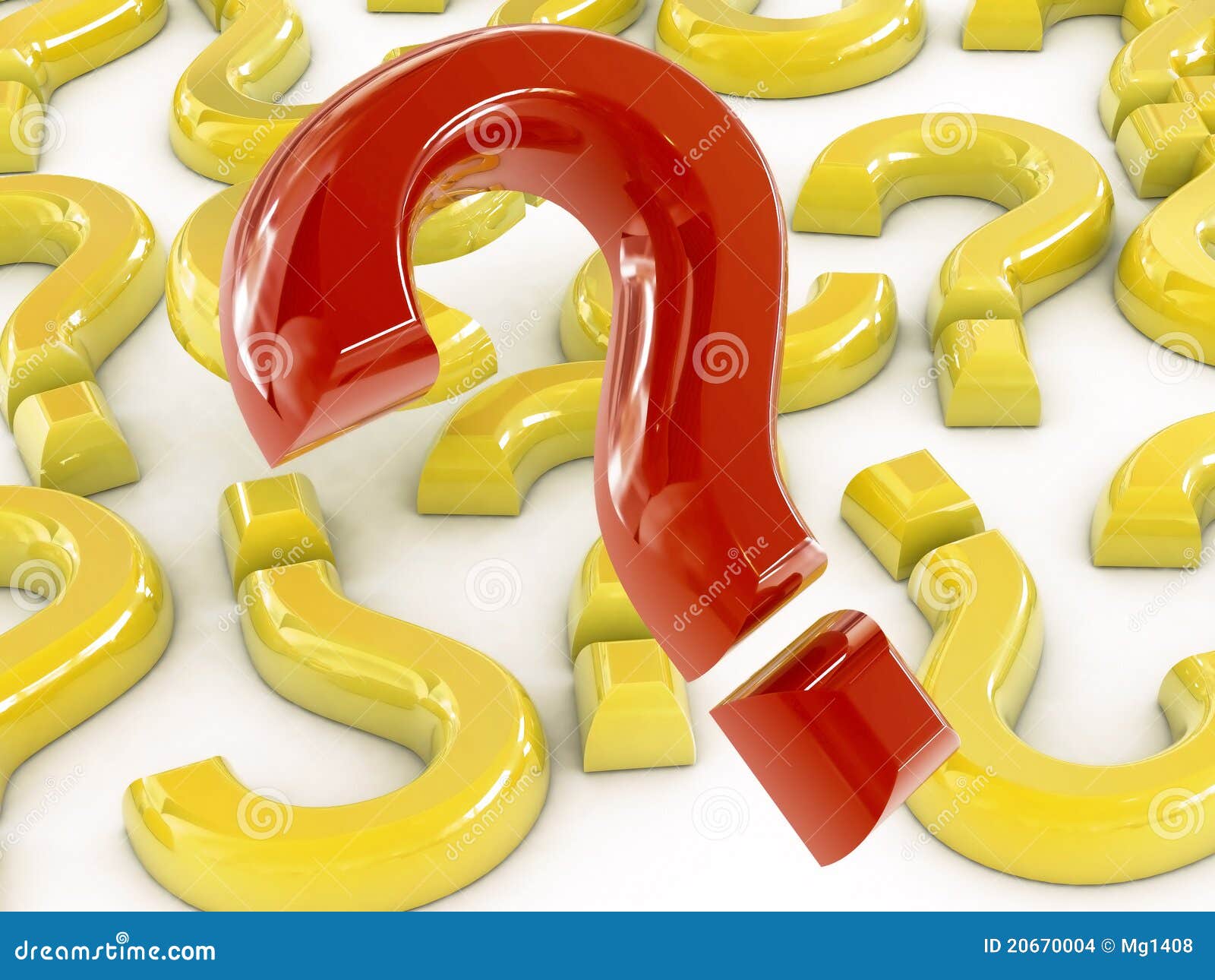 Signos De Interrogación 3d Imagenes de archivo - Imagen: 20670004