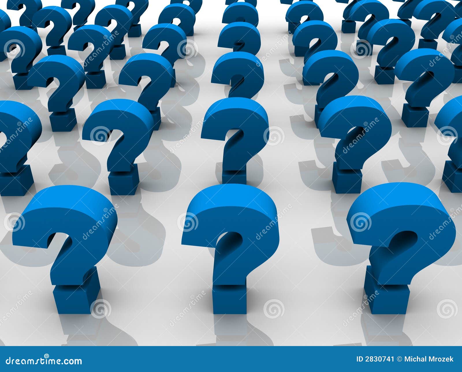 Signos De Interrogación Imagen de archivo - Imagen: 2830741