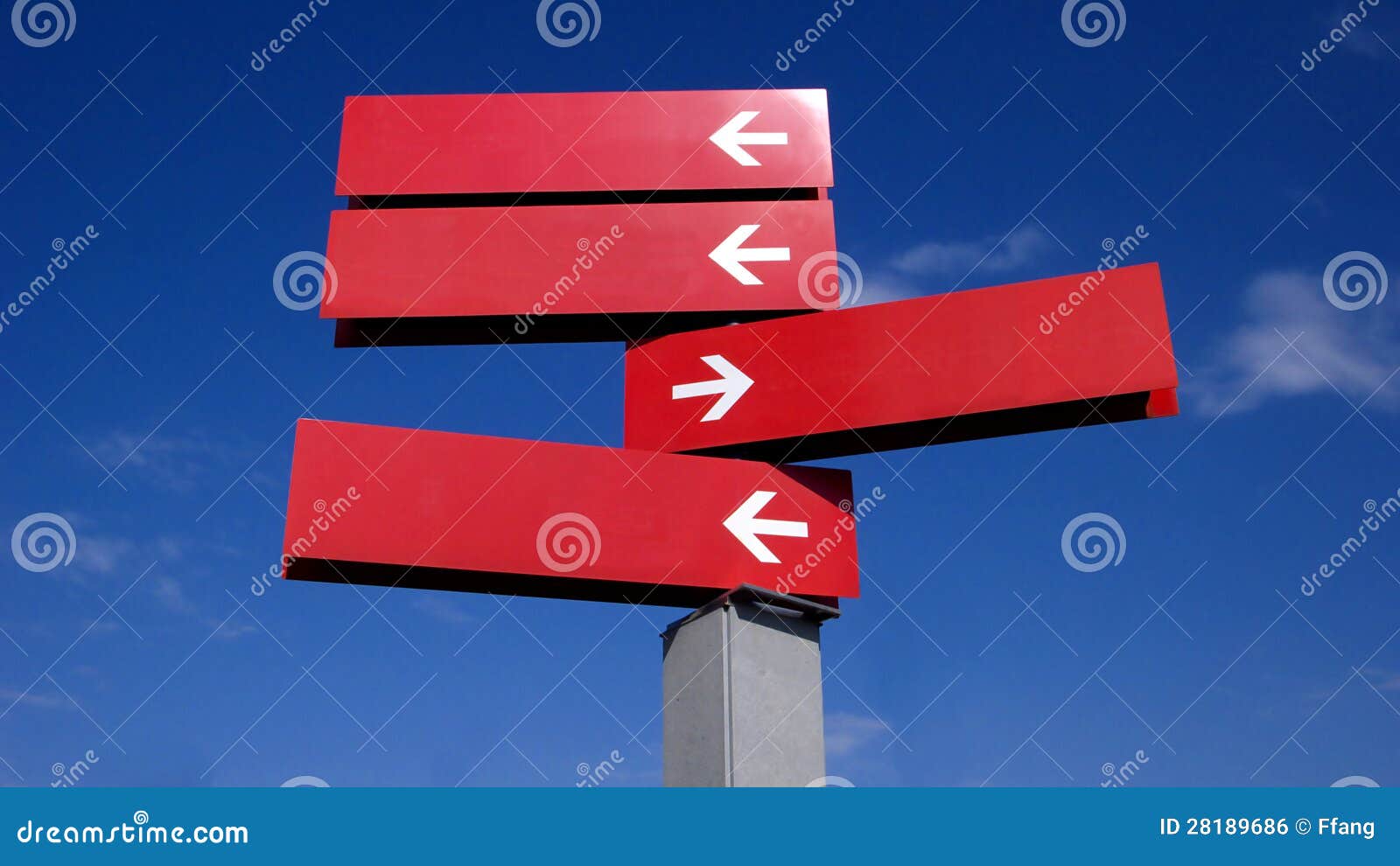 Signpost stock photo. Image of decision, employment, arrow - 28189686