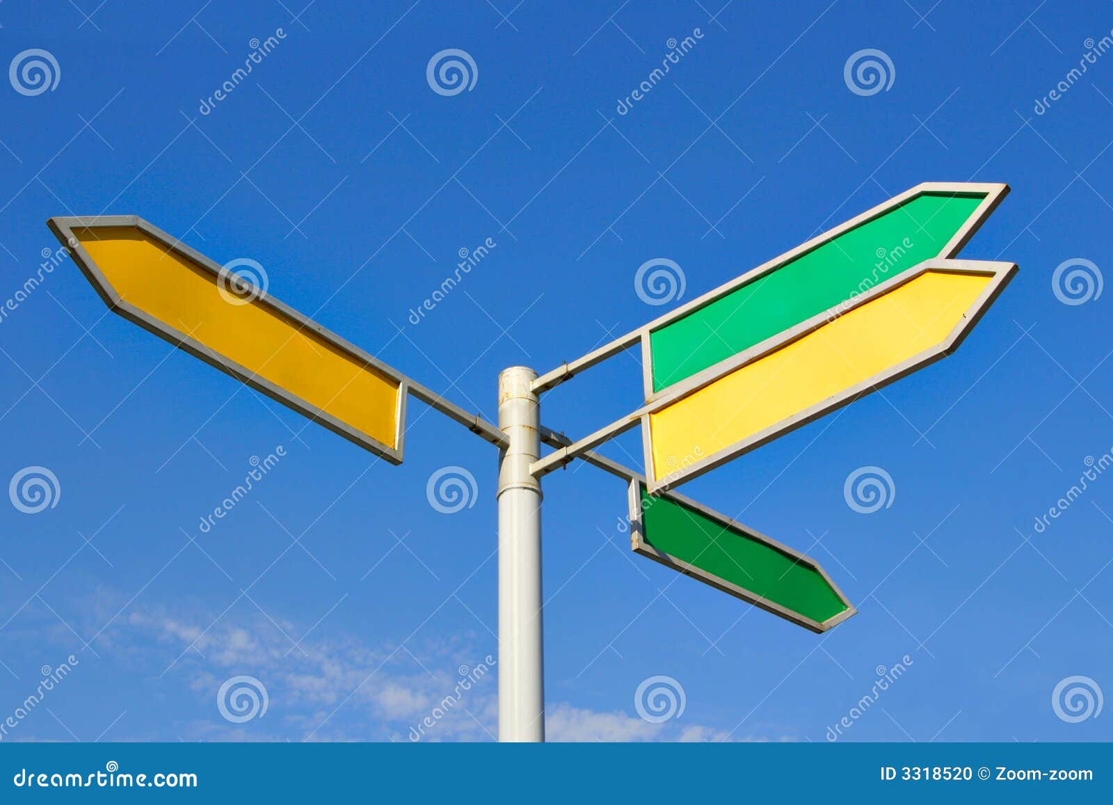 Signpost stock photo. Image of conceptual, forward, copy - 3318520