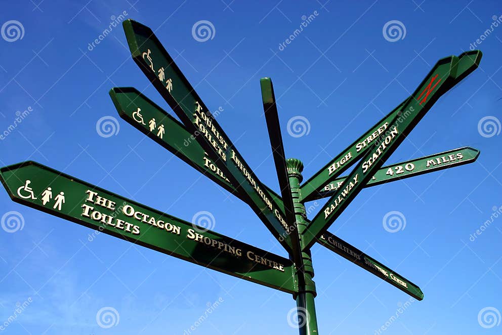 Signpost stock image. Image of village, signpost, junction - 362623